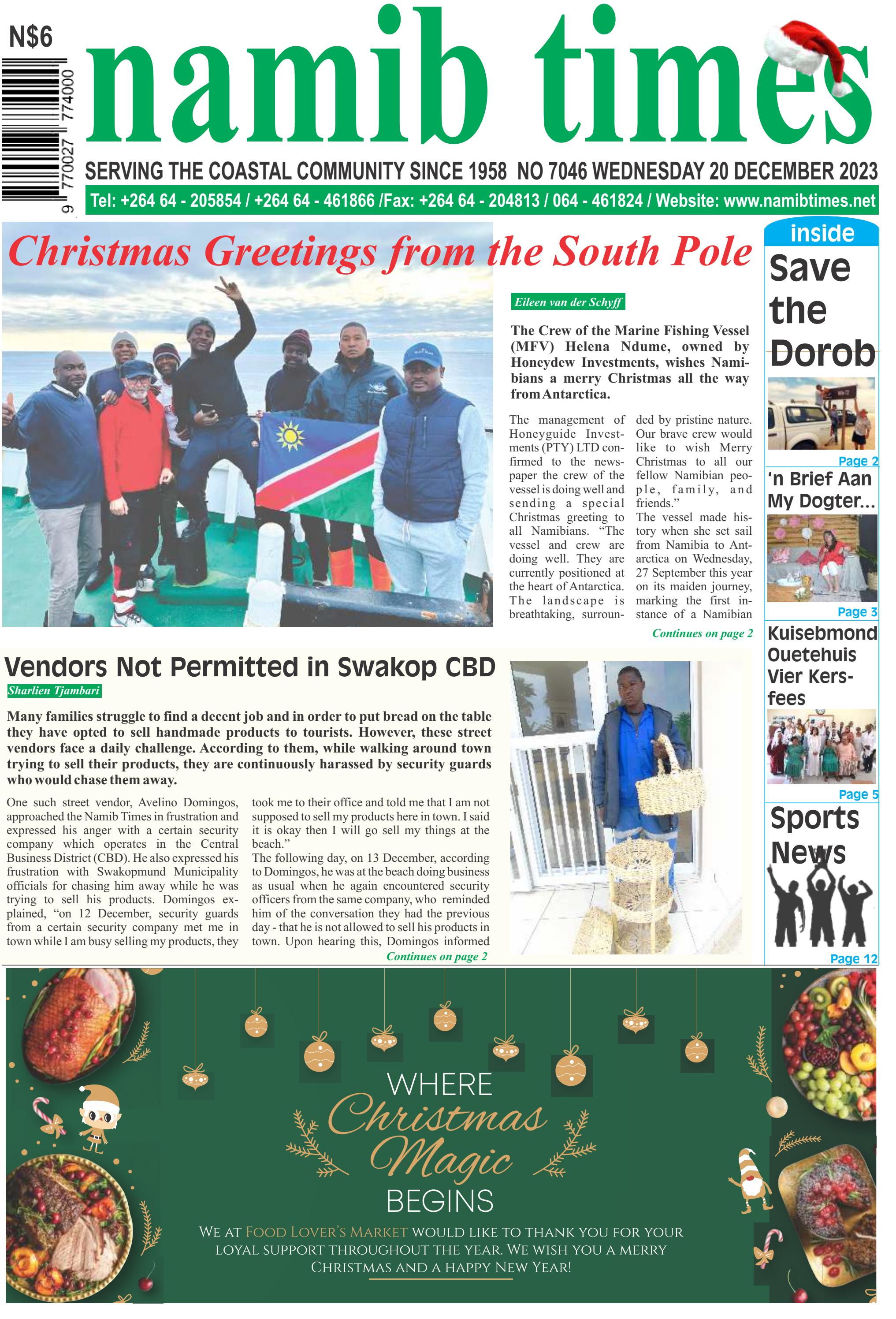 20 dec namib times e-edition by Namib Times Virtual - Issuu