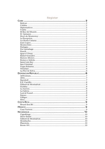 Lakeview Bar & Cigar Lounge_Cigar Menu by The Bürgenstock Selection - Issuu