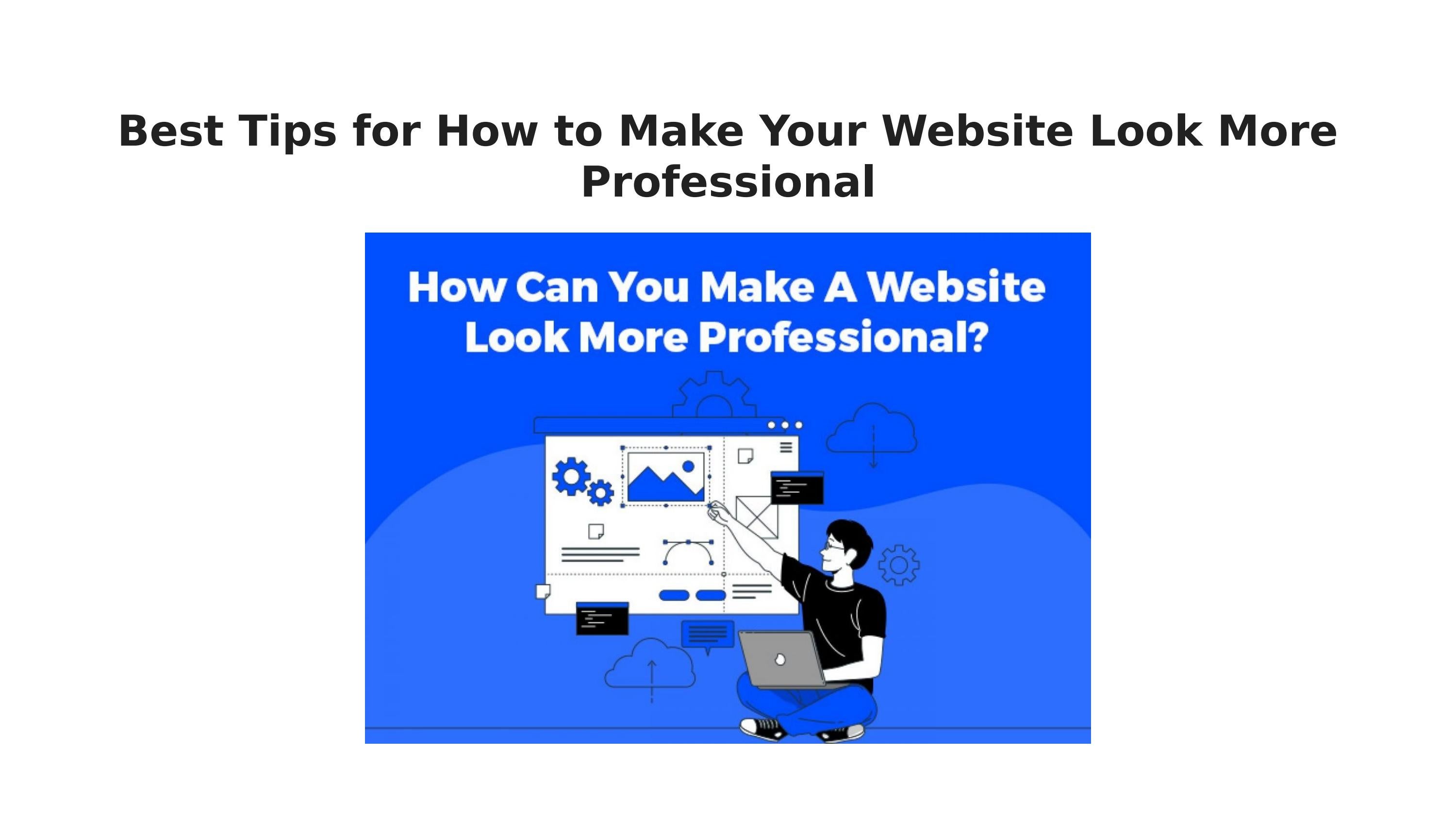 Best Tips for How to Make Your Website Look More Professional by suraj ...
