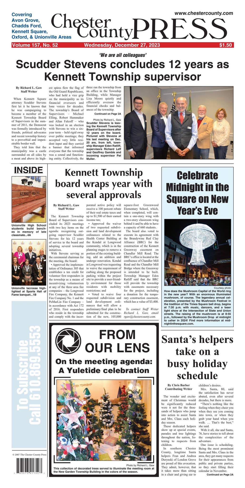 Chester County Press 12-27-2023 Edition by Ad Pro Inc. - Issuu