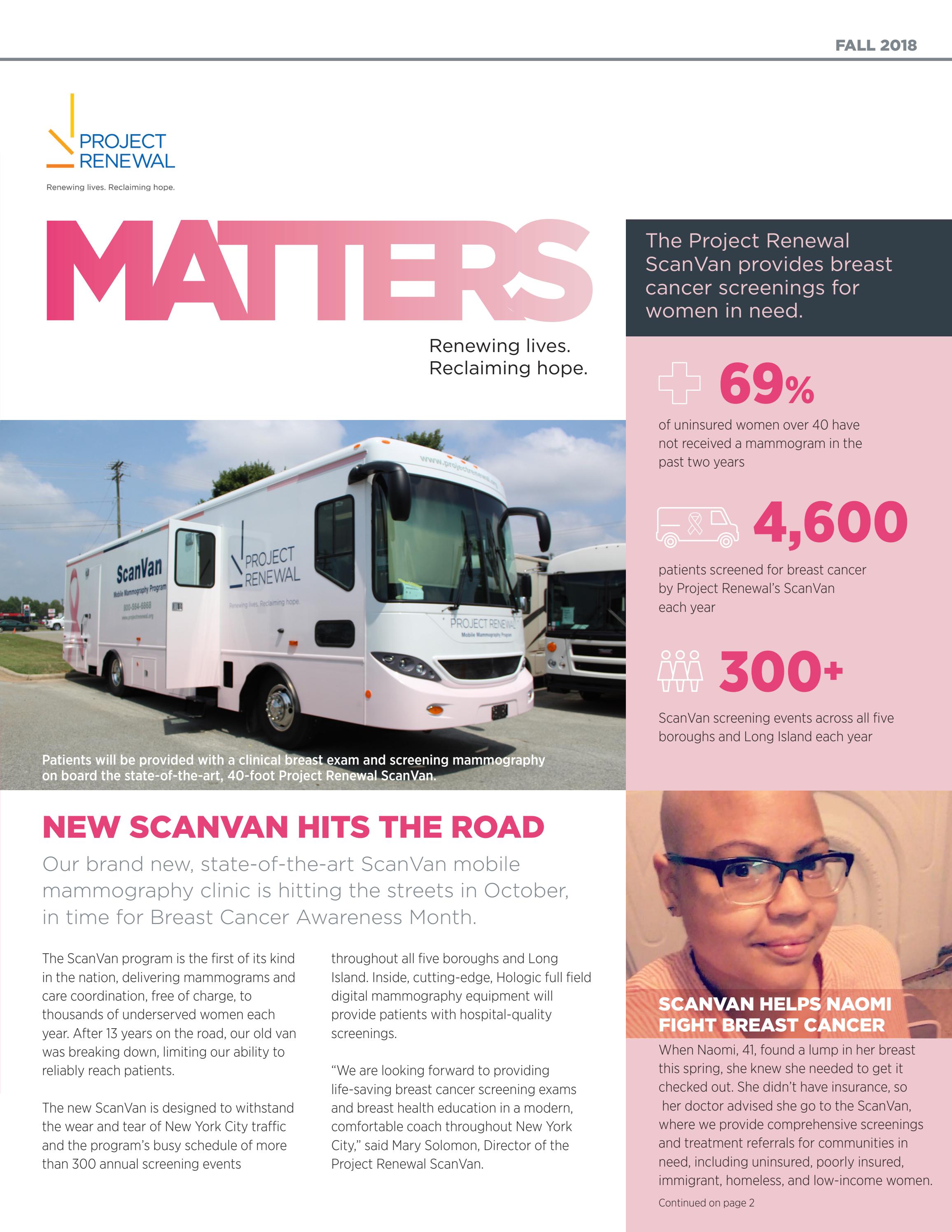 Fall 2018 Newsletter by Project Renewal - Issuu
