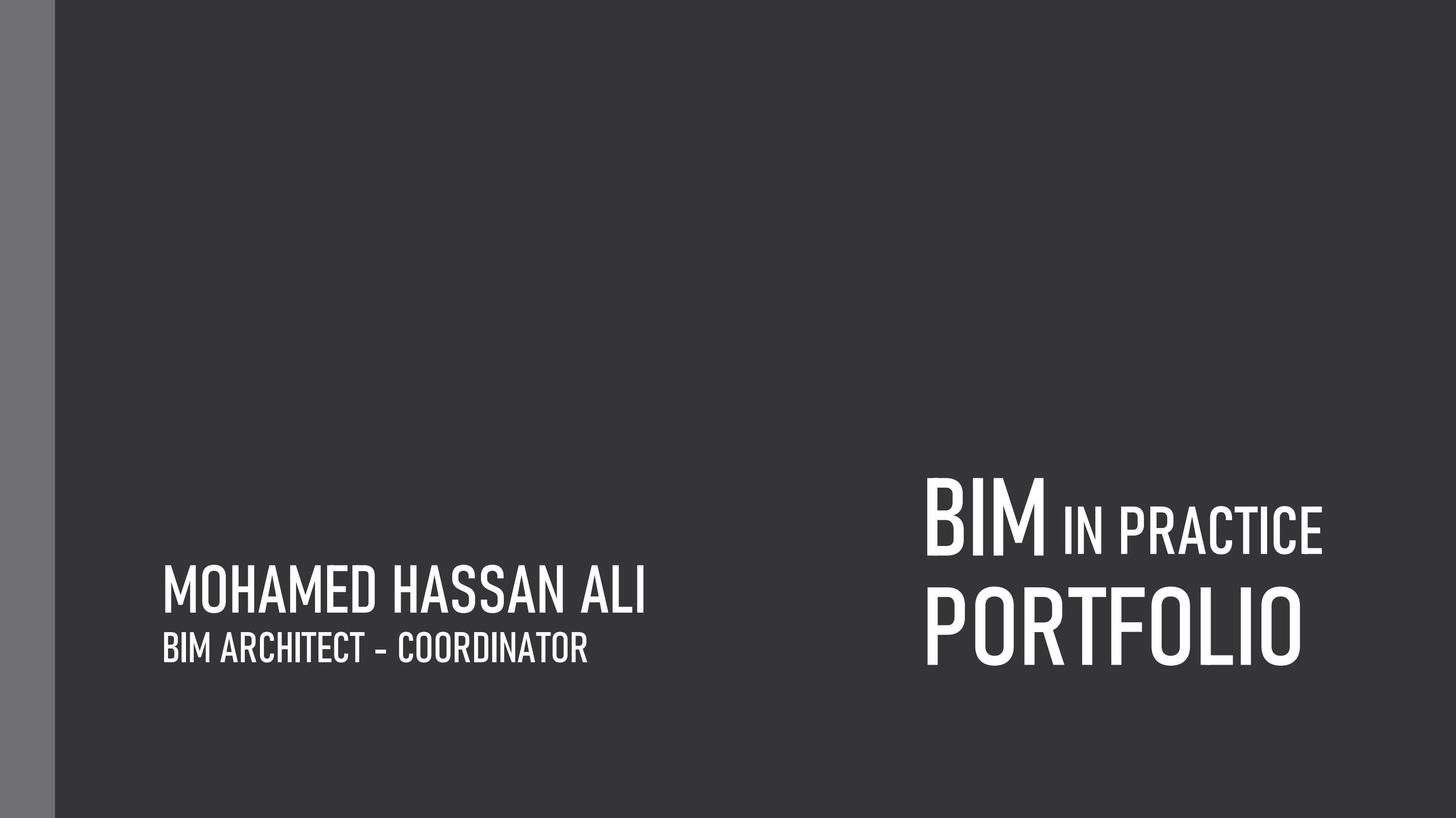 Mohamed Hassan BIM Portfolio by Mohamed Hassan - Issuu