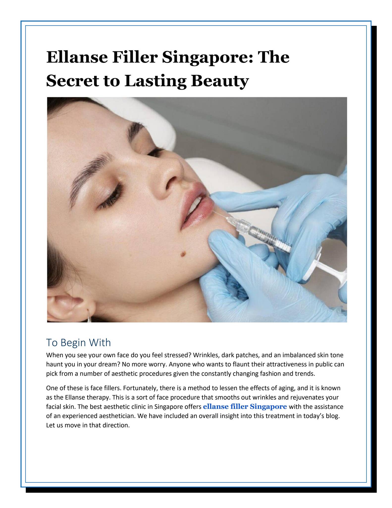 Ellanse Filler Singapore: The Secret to Lasting Beauty by Om Aesthetics ...