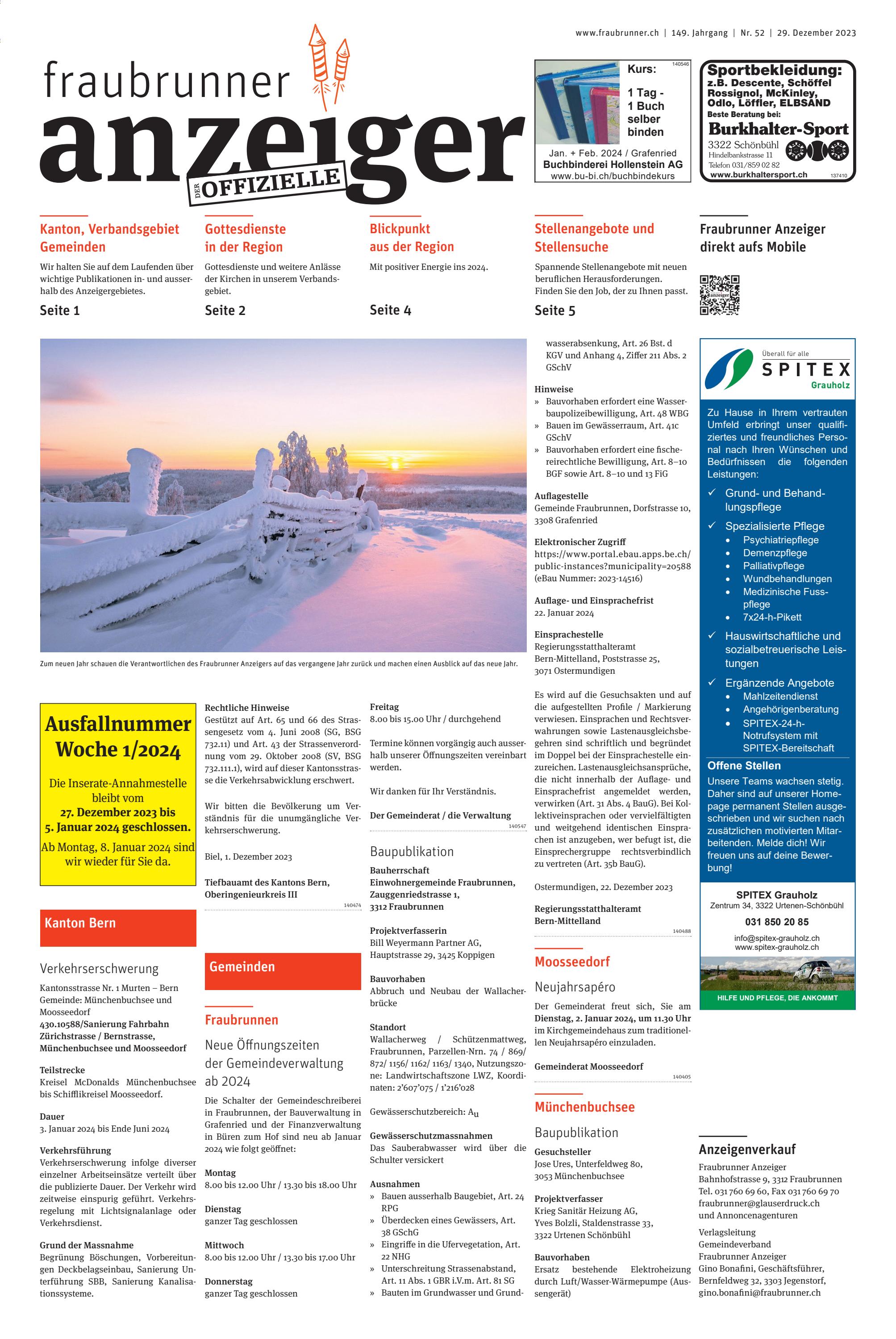 Anzeiger by fraubrunner - Issuu