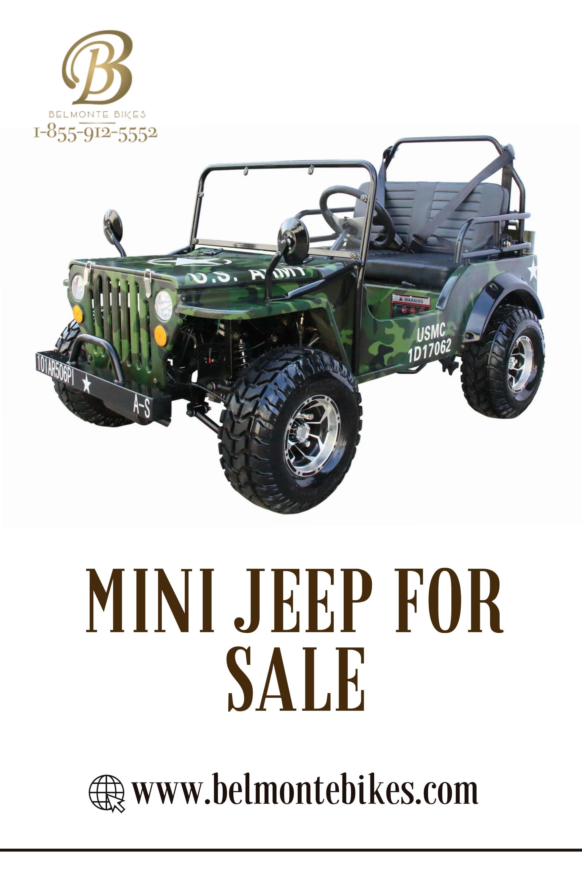 Off-Road Bliss: Belmonte Bikes' Mini Jeep for Sale Collection Beckons ...