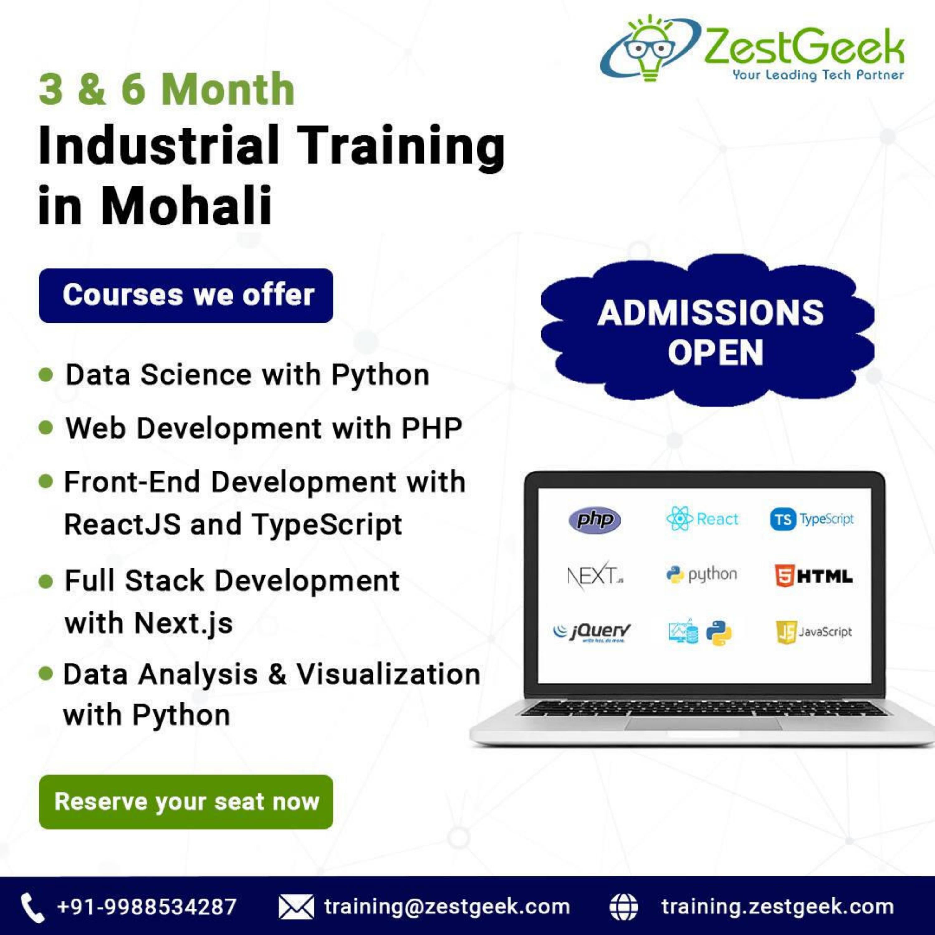 6 Months Industrial Training in Mohali | Zestgeek Technologies by Zestgeek Technologies - Issuu