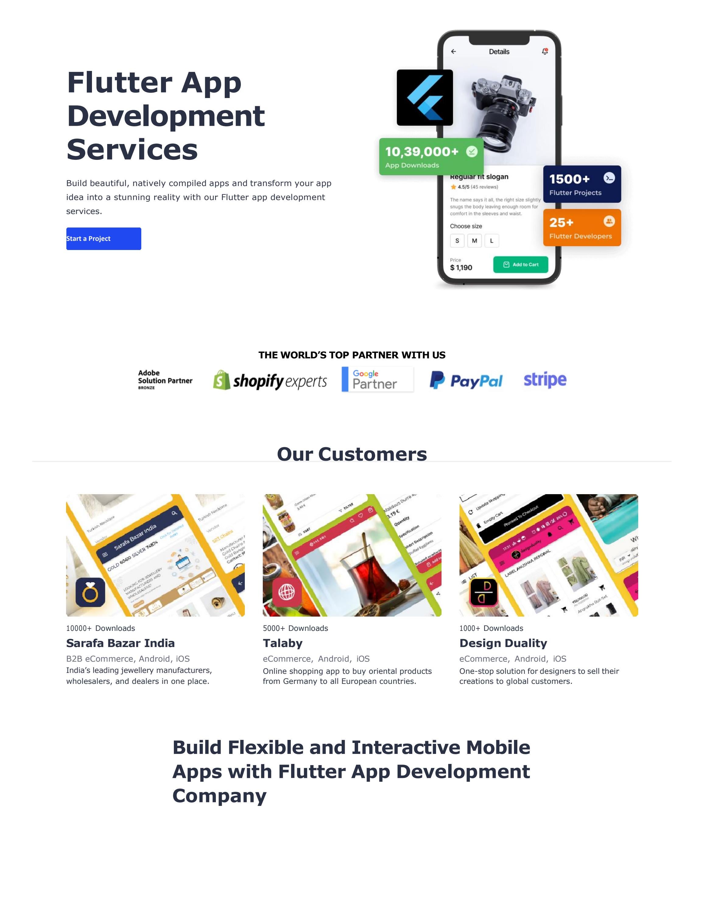 Build Interactive Mobile Apps with Flutter App Development Company by ...