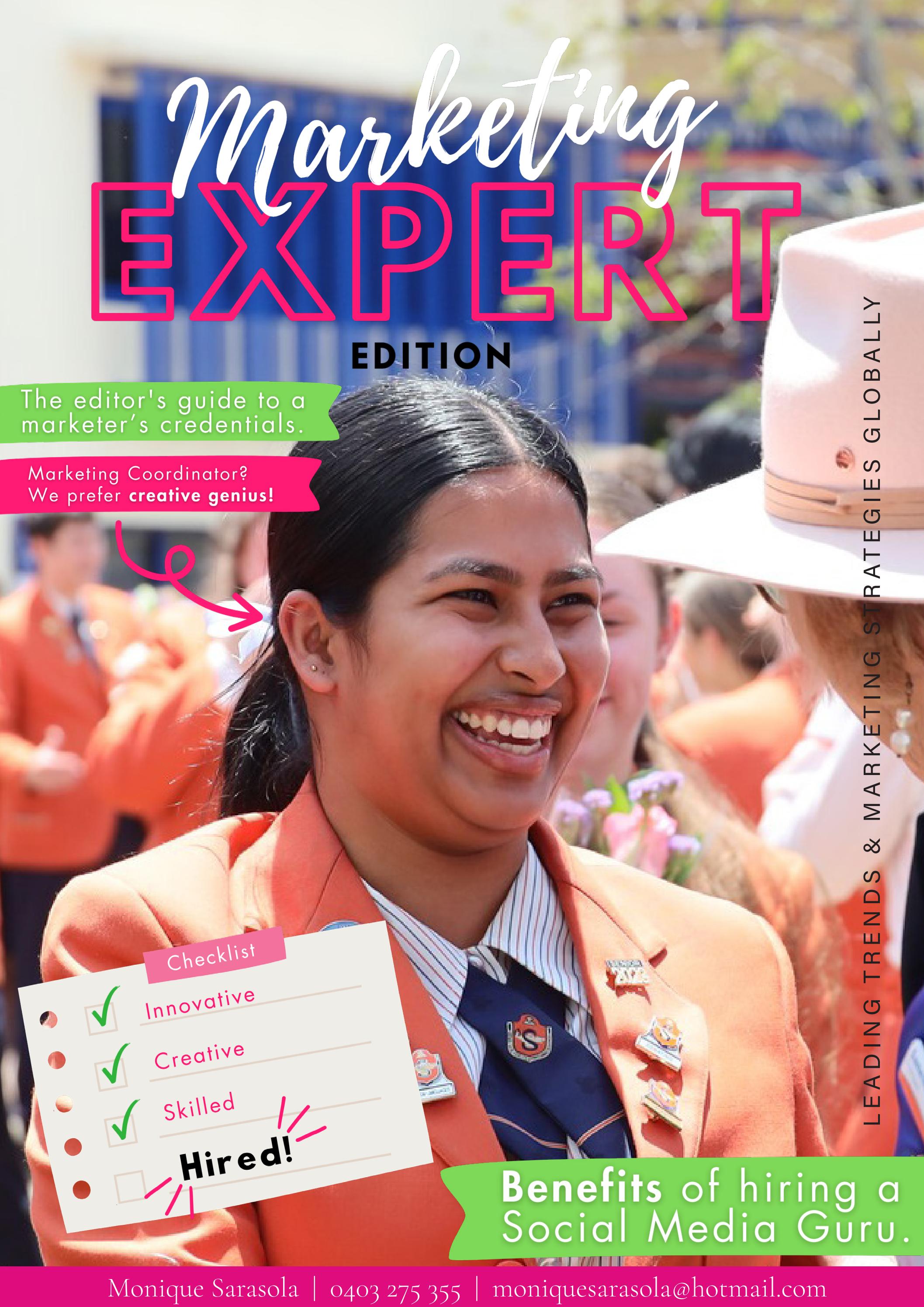 Monique Sarasola - Marketing Expert Edition by moniquesarasola - Issuu
