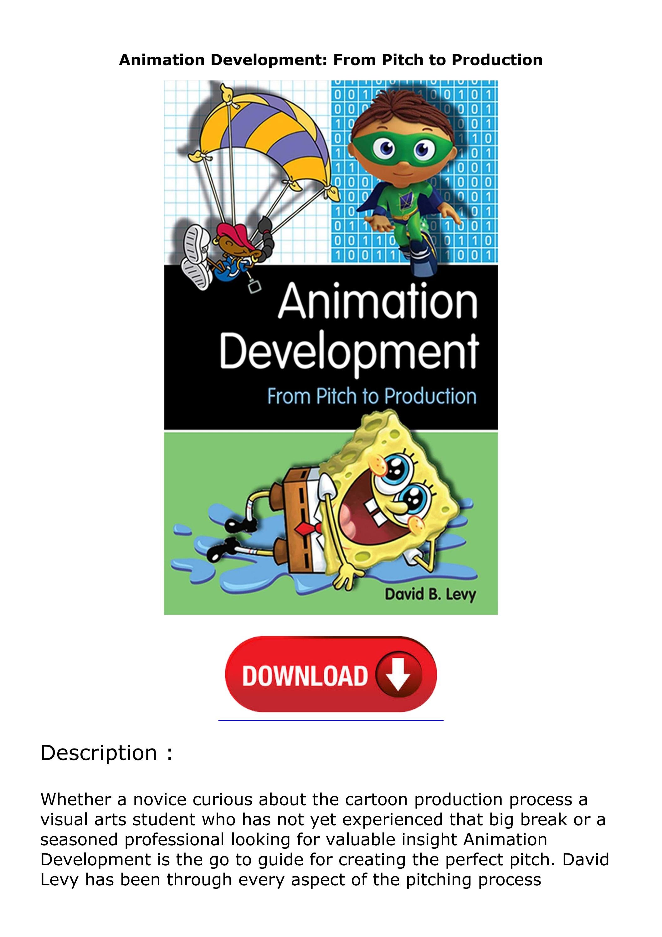 ⚡Pdf(readonline) Animation Development: From Pitch to Production by ...