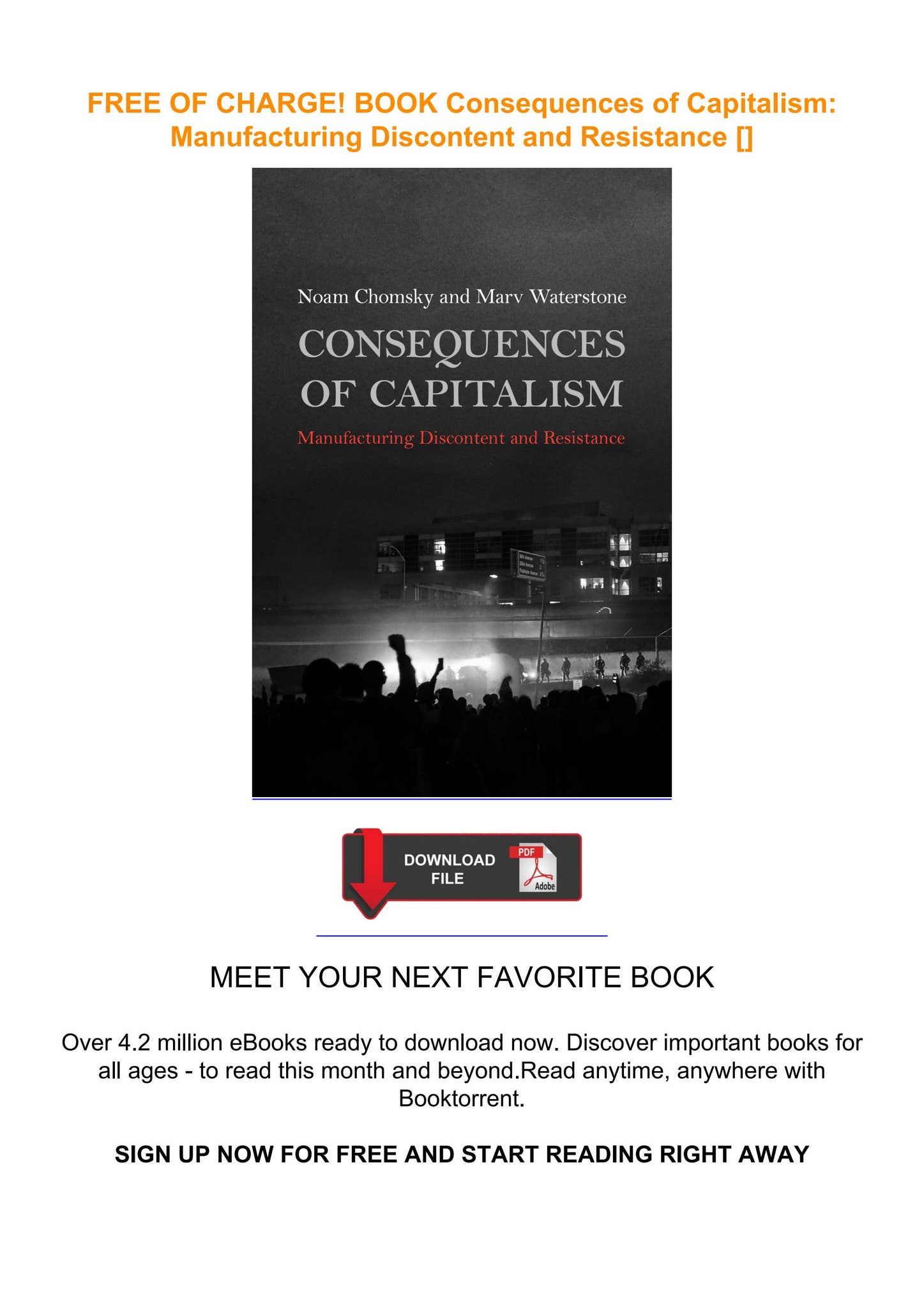 FREE OF CHARGE! BOOK Consequences of Capitalism: Manufacturing ...