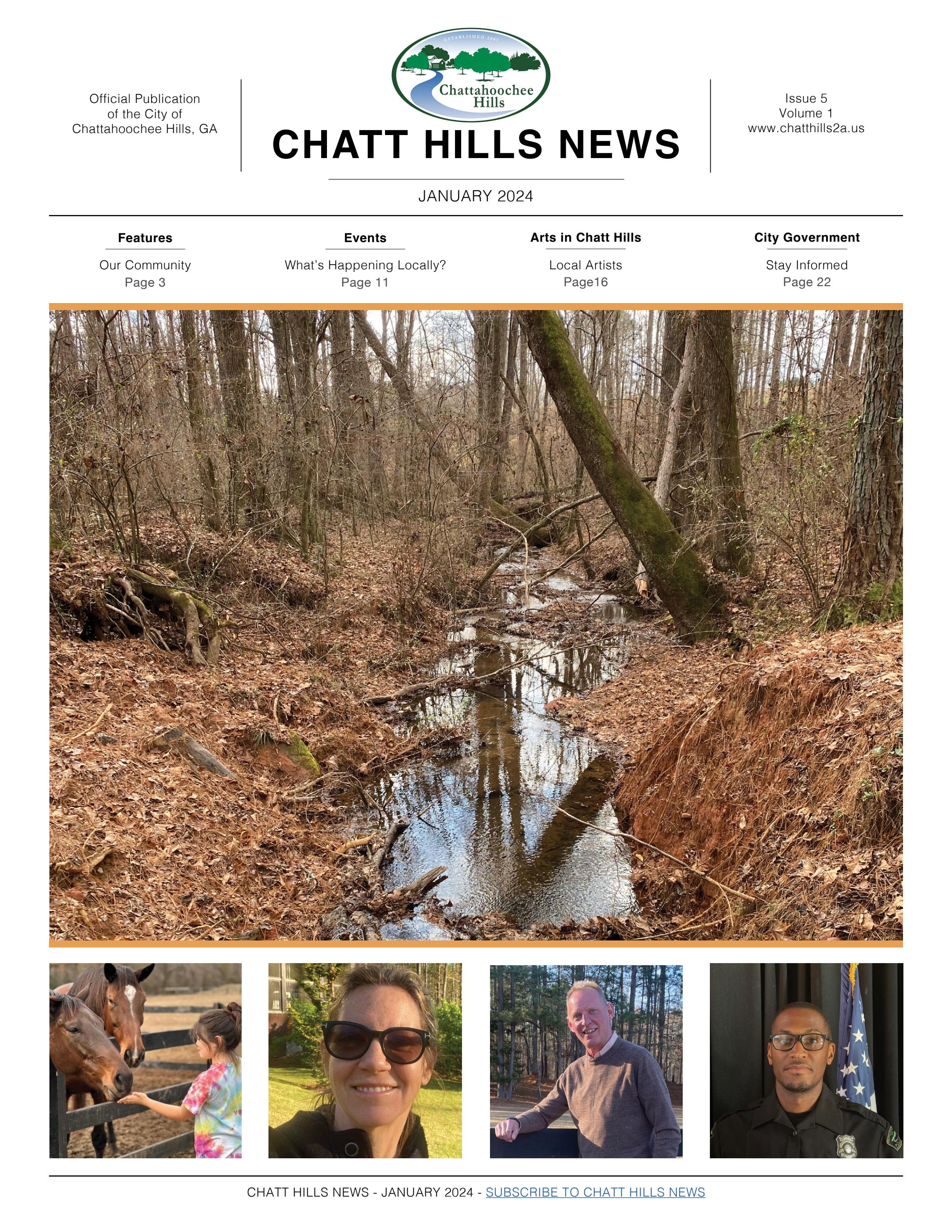 Chatt Hills News ~ January 2024 by City of Chattahoochee Hills - Issuu