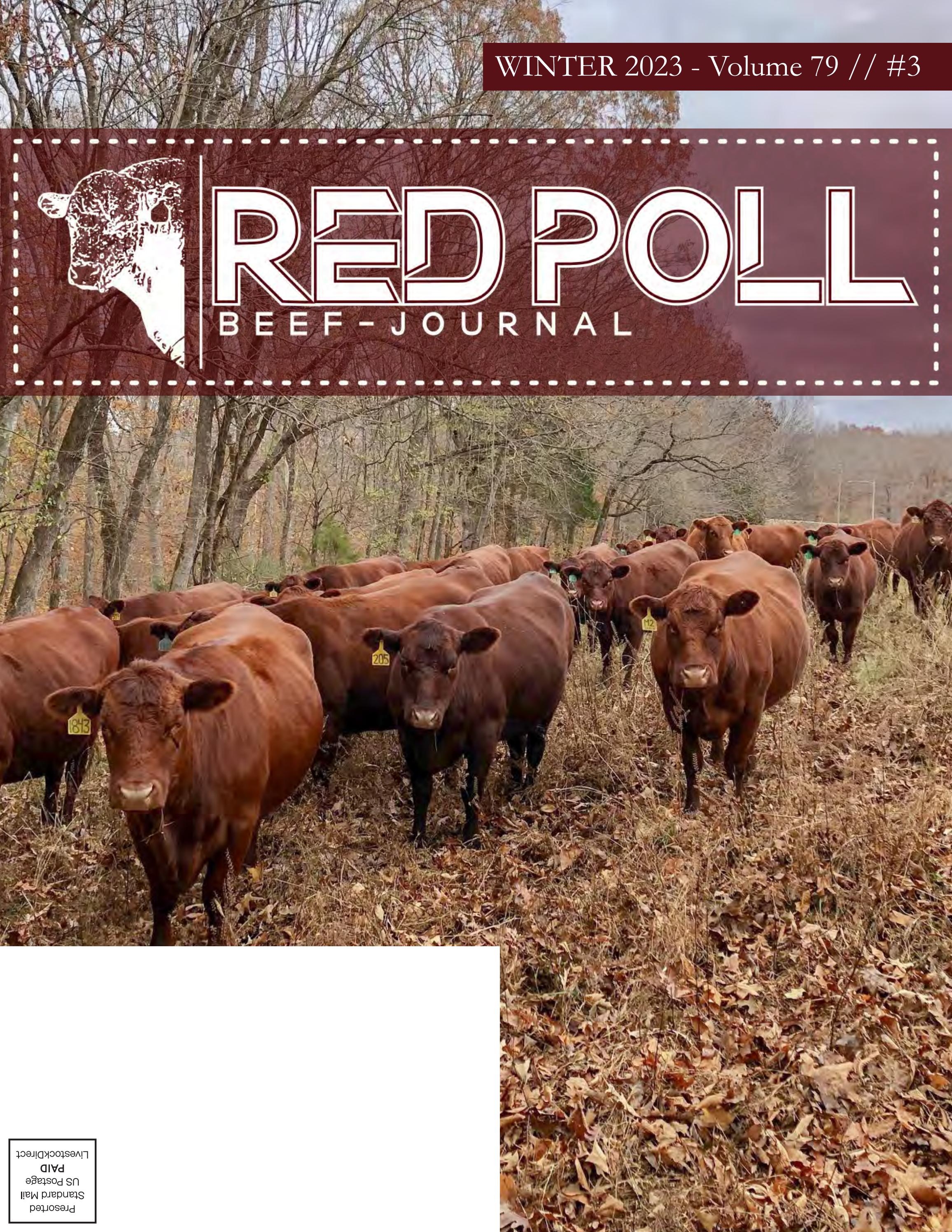 American Red Poll Beef Journal Winter 2023 by LivestockDirect - Issuu