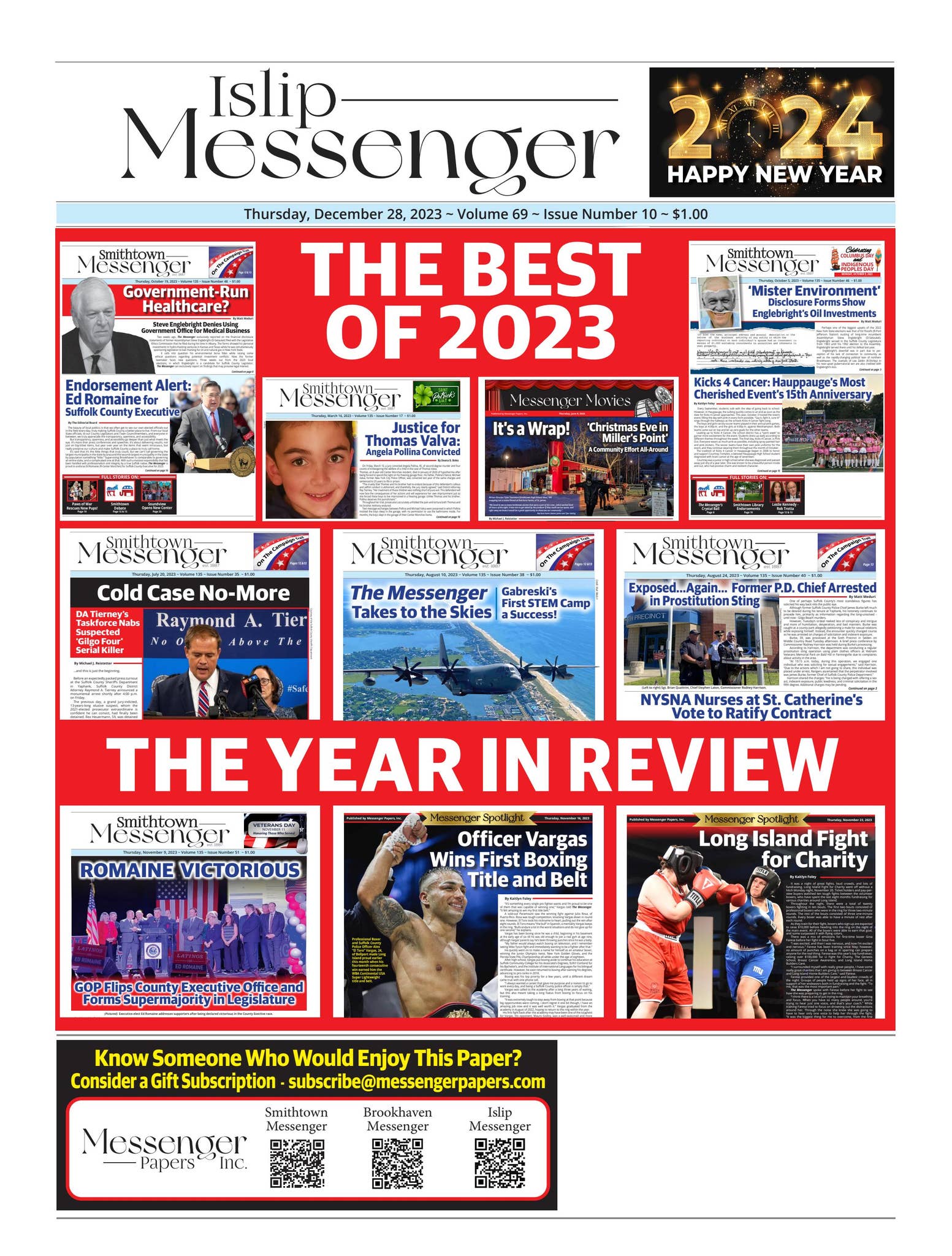 Islip Messenger Archive Dec. 28, 2023 by The Messenger Papers, Inc. - Issuu