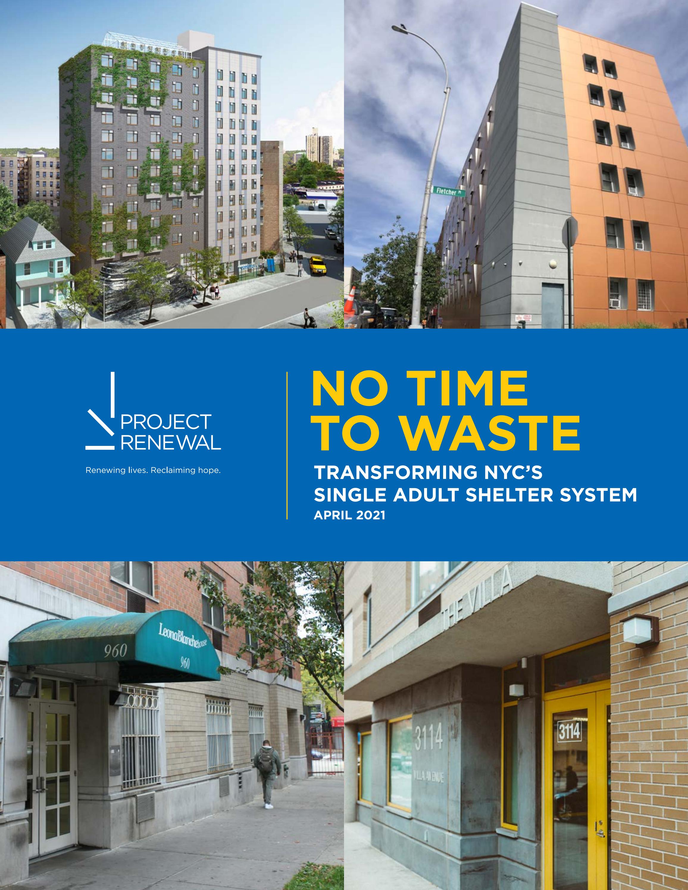 No Time to Waste by Project Renewal - Issuu