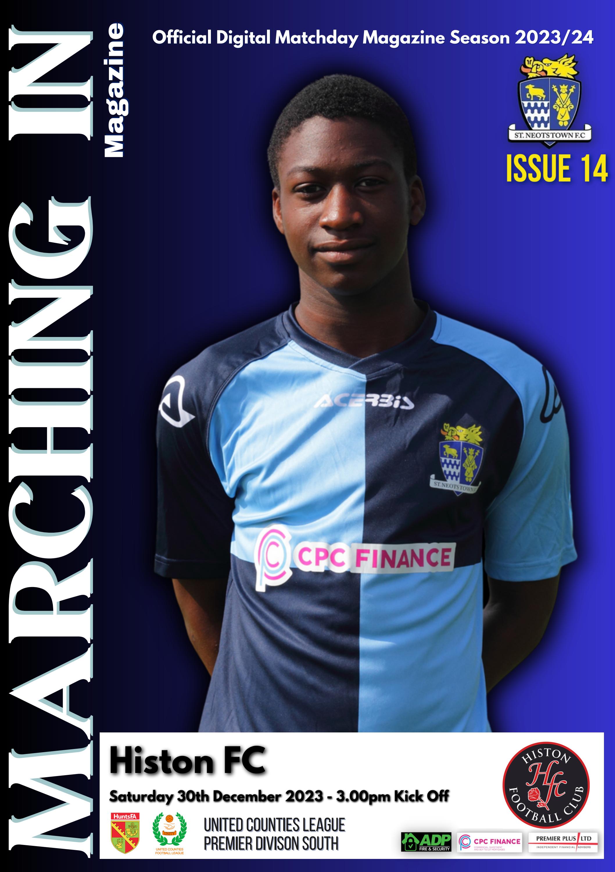 2023/24 - Issue 14 - Histon FC by St Neots Town Football Club - Issuu