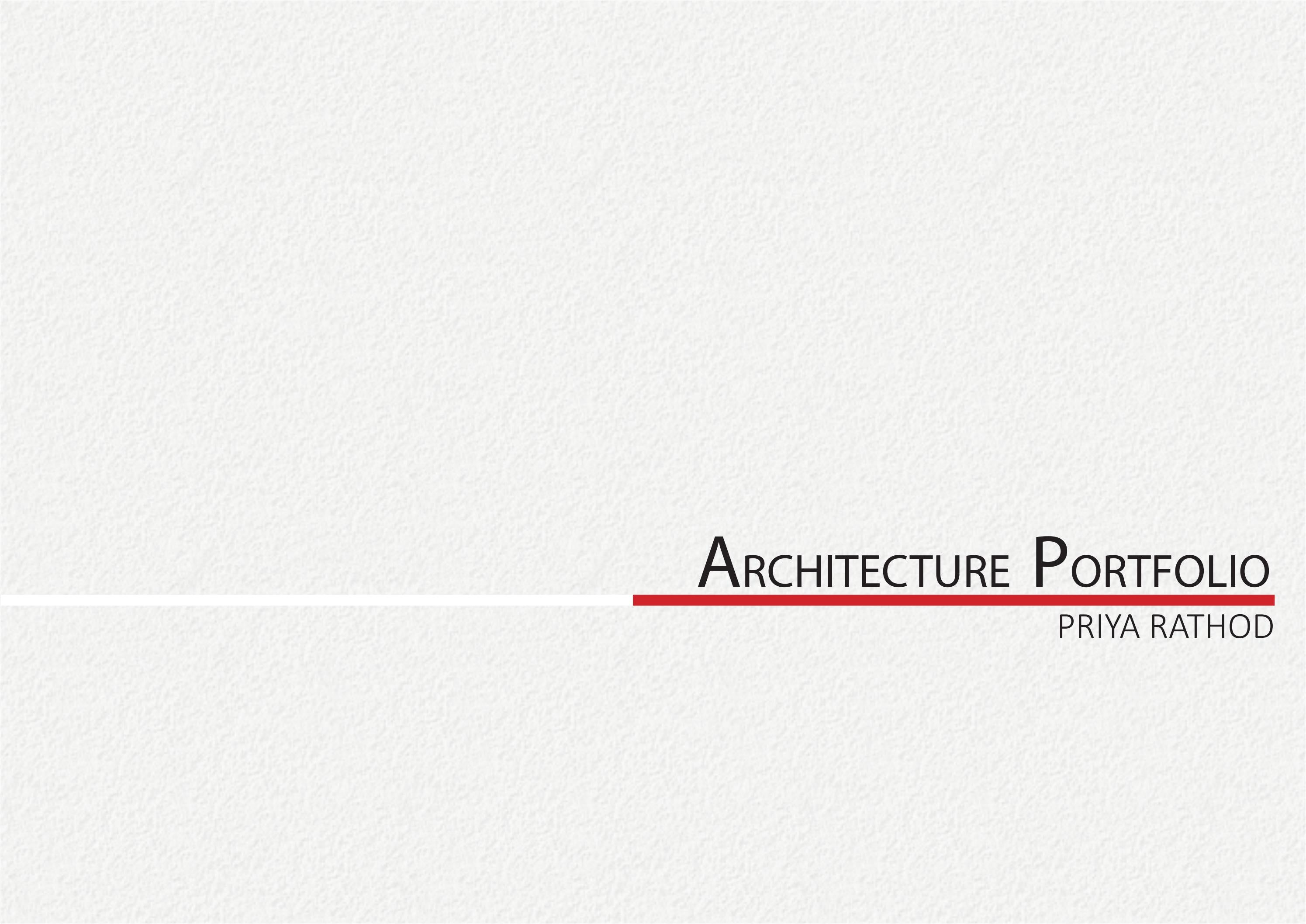 Architecture Portfolio _Priya Rathod by Priya Rathod - Issuu