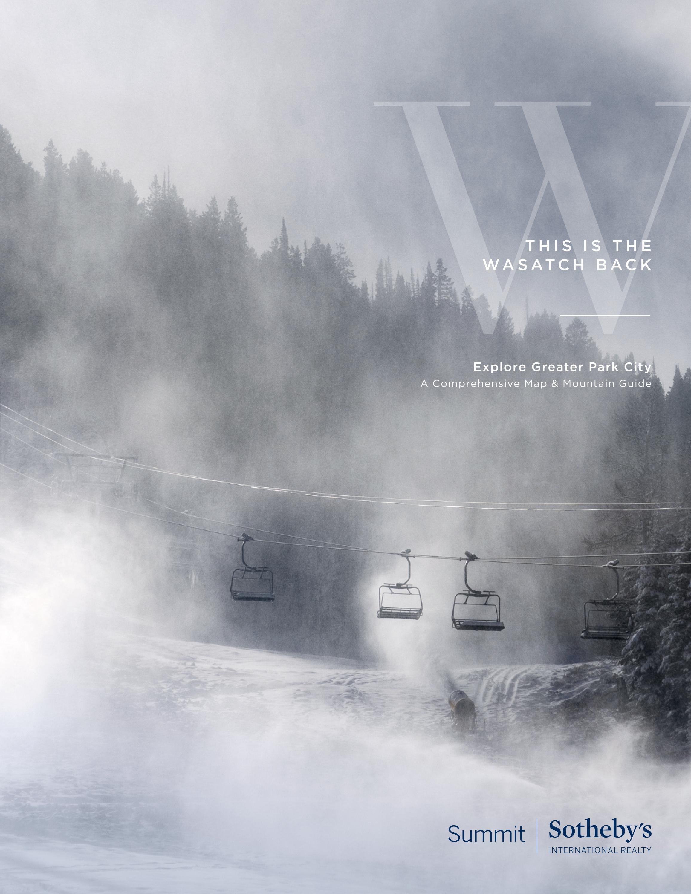 This is the Wasatch Back - Park City Area Map and Guide by Summit ...