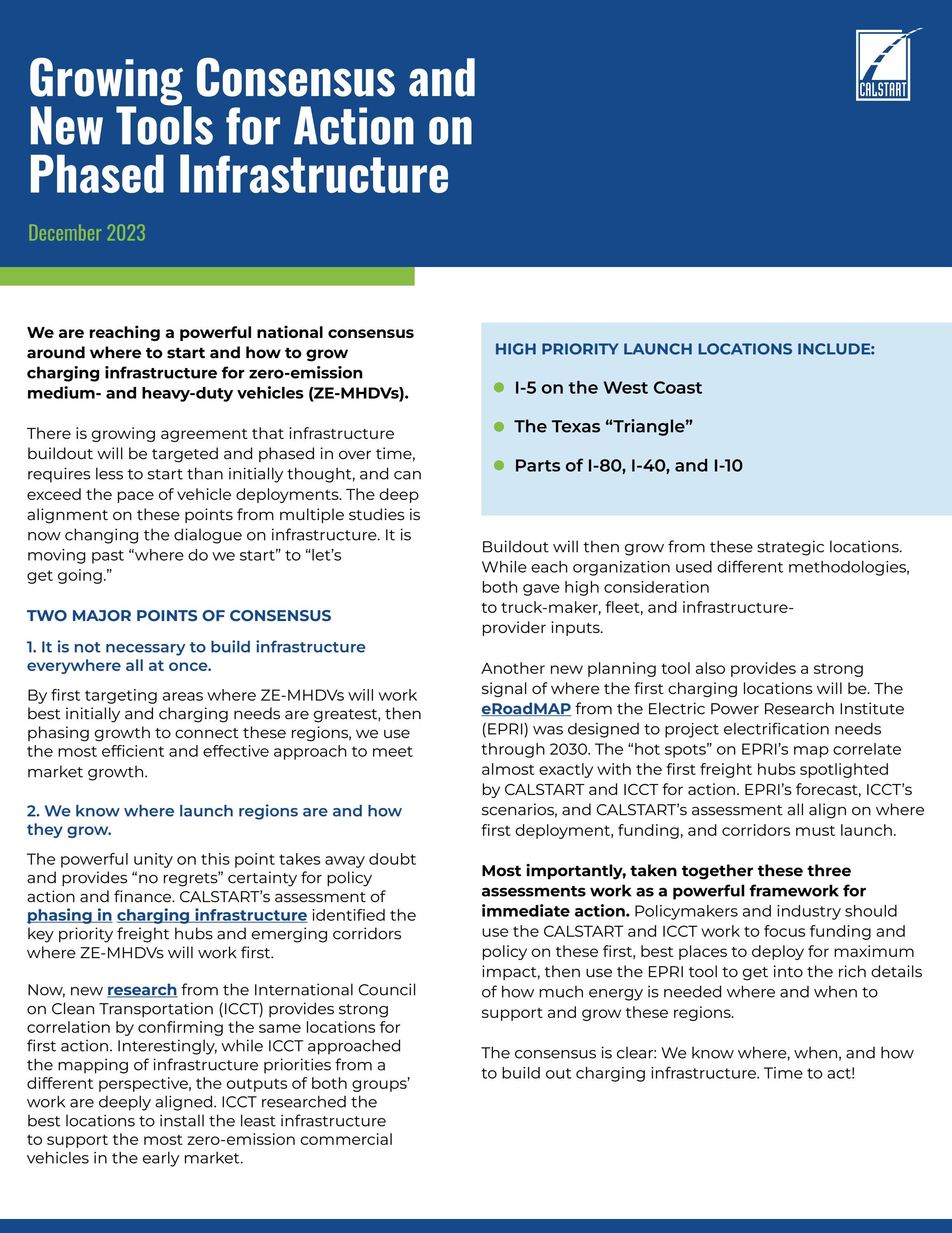 Growing Consensus and New Tools for Action on Phased Infrastructure by ...