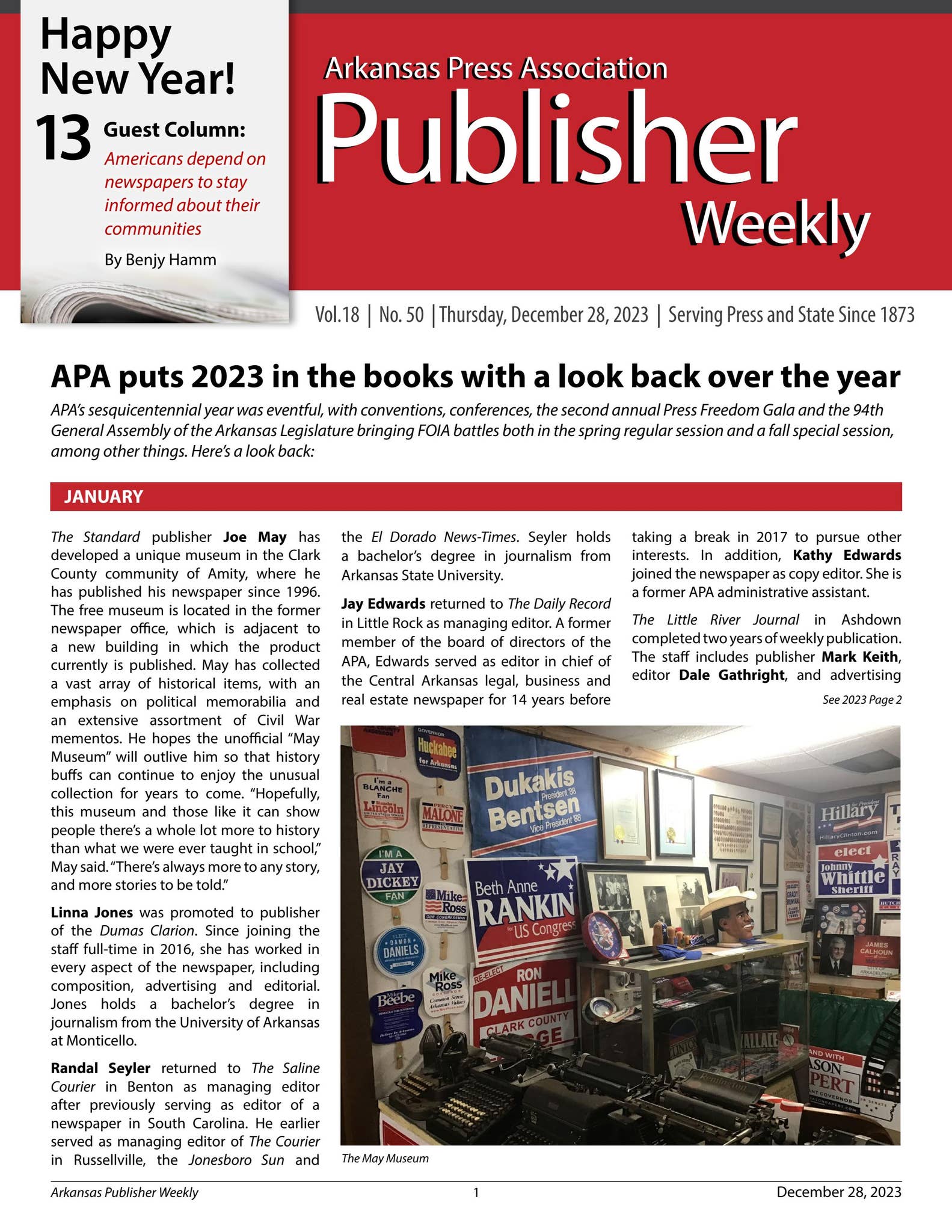 Arkansas Publisher Weekly: December 28, 2023 by Arkansas Press ...