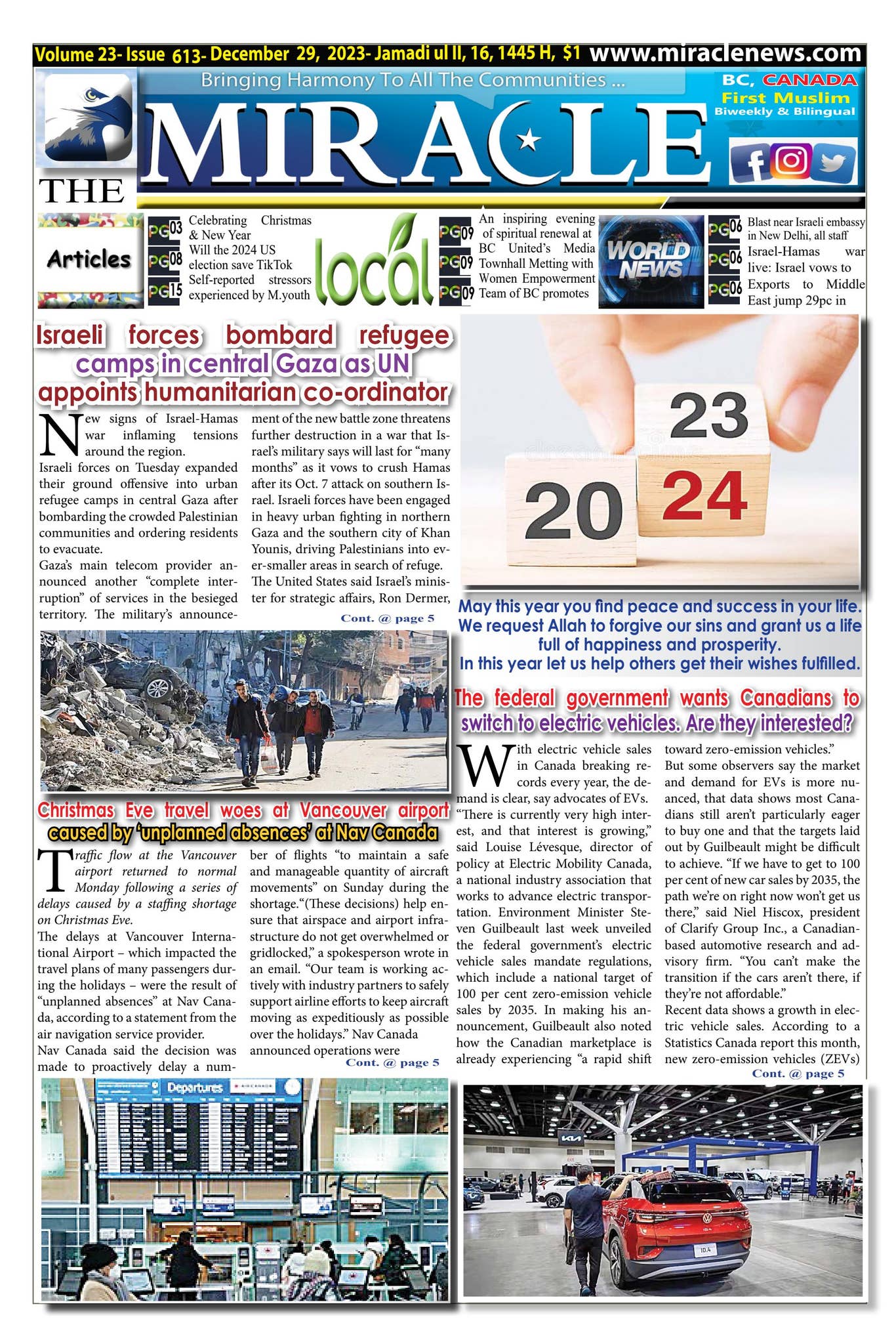 Miracle 613-December 29, 2023 by Mohammad Naseer Pirzada - Issuu