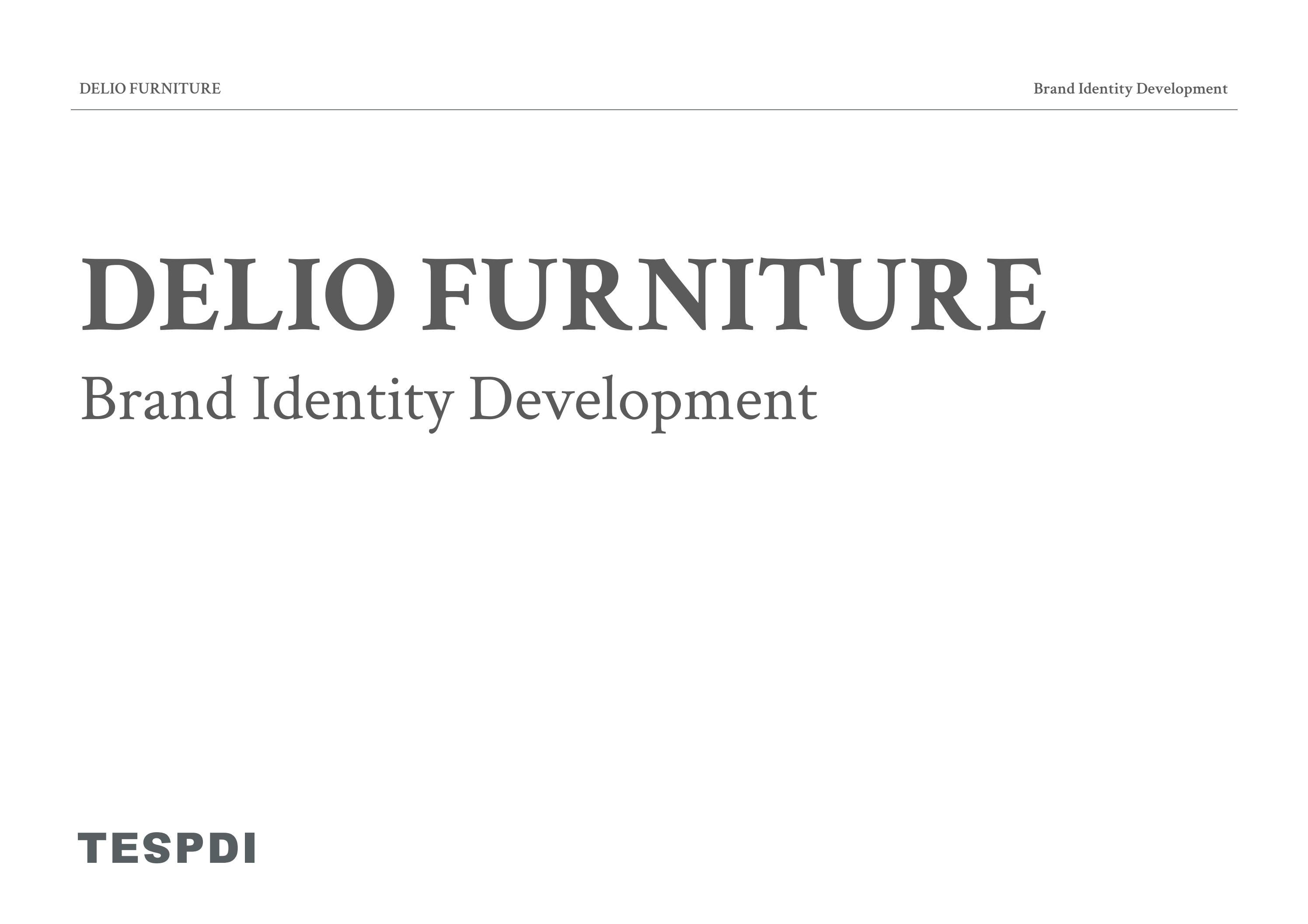 Delio Furniture Brand Identity by TEdi Supardi - Issuu