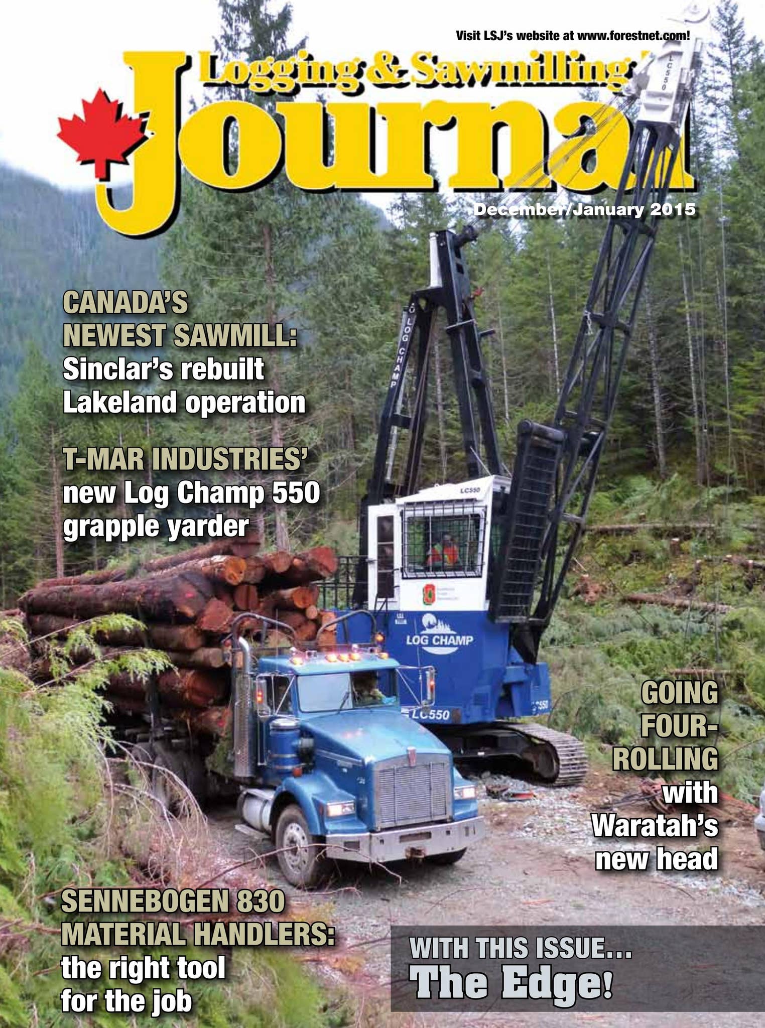 Logging & Sawmilling Journal - December/January 2015 by Forestnet Media ...