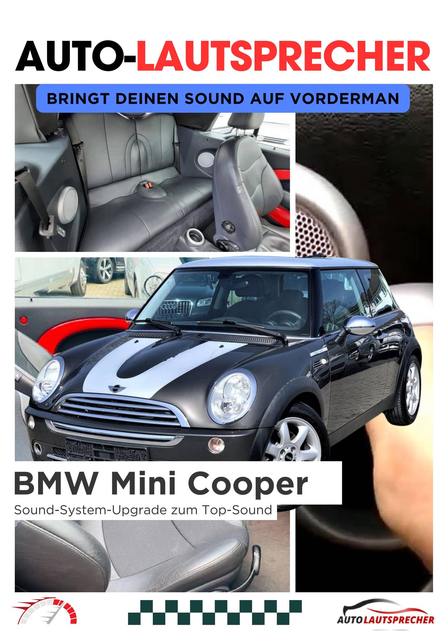 BMW Mini Cooper Sound-System-Upgrade zum Top-Sound by auto-lautsprecher ...
