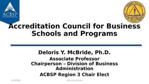ACBSP by delorismcbride2016 - Issuu