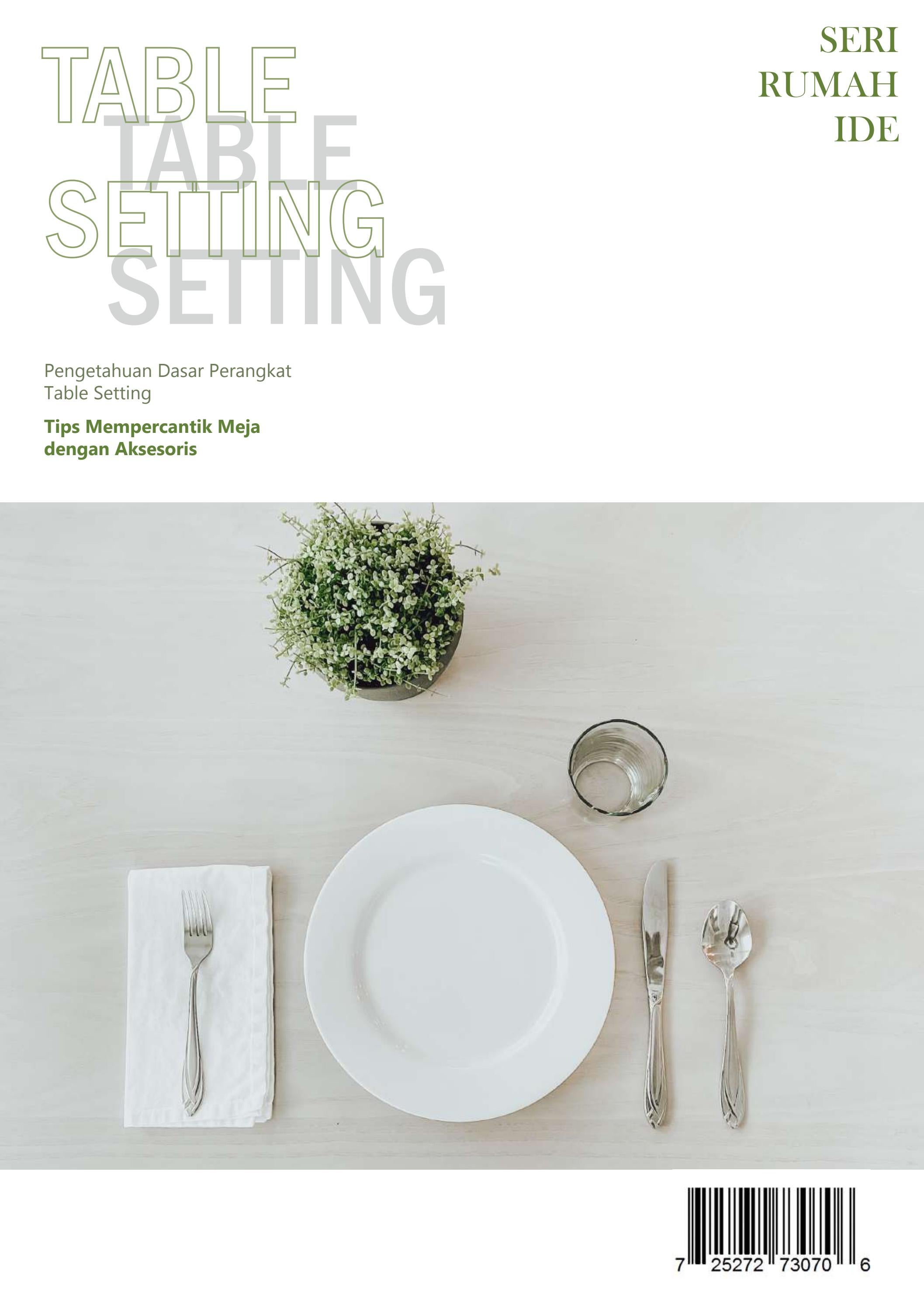 TABBLE SETTING by putrioktarianty - Issuu