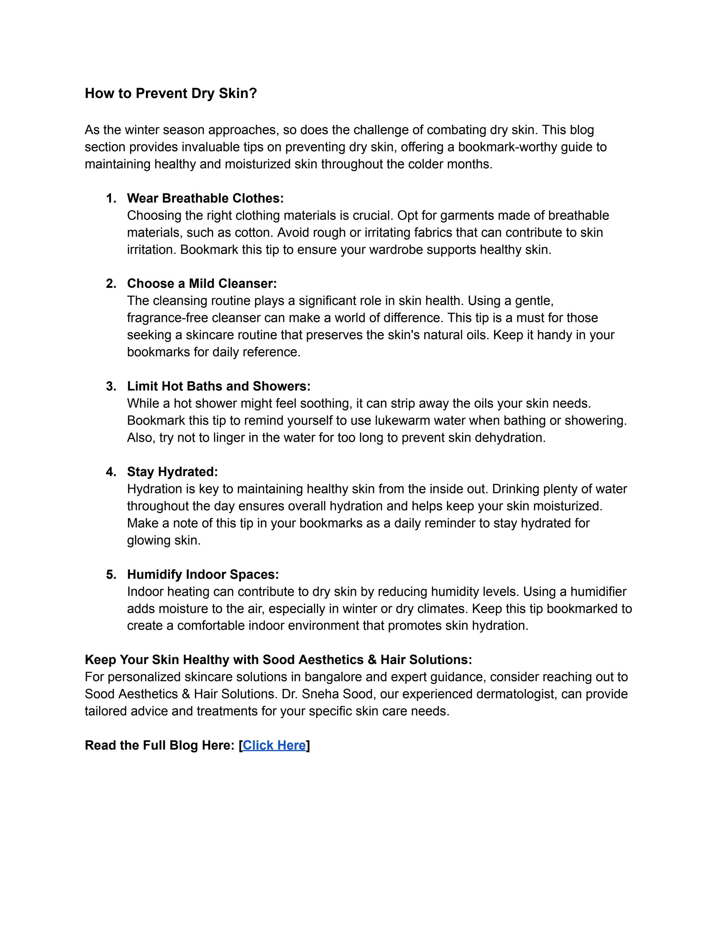 How to Prevent Dry Skin? by snehasood123 - Issuu