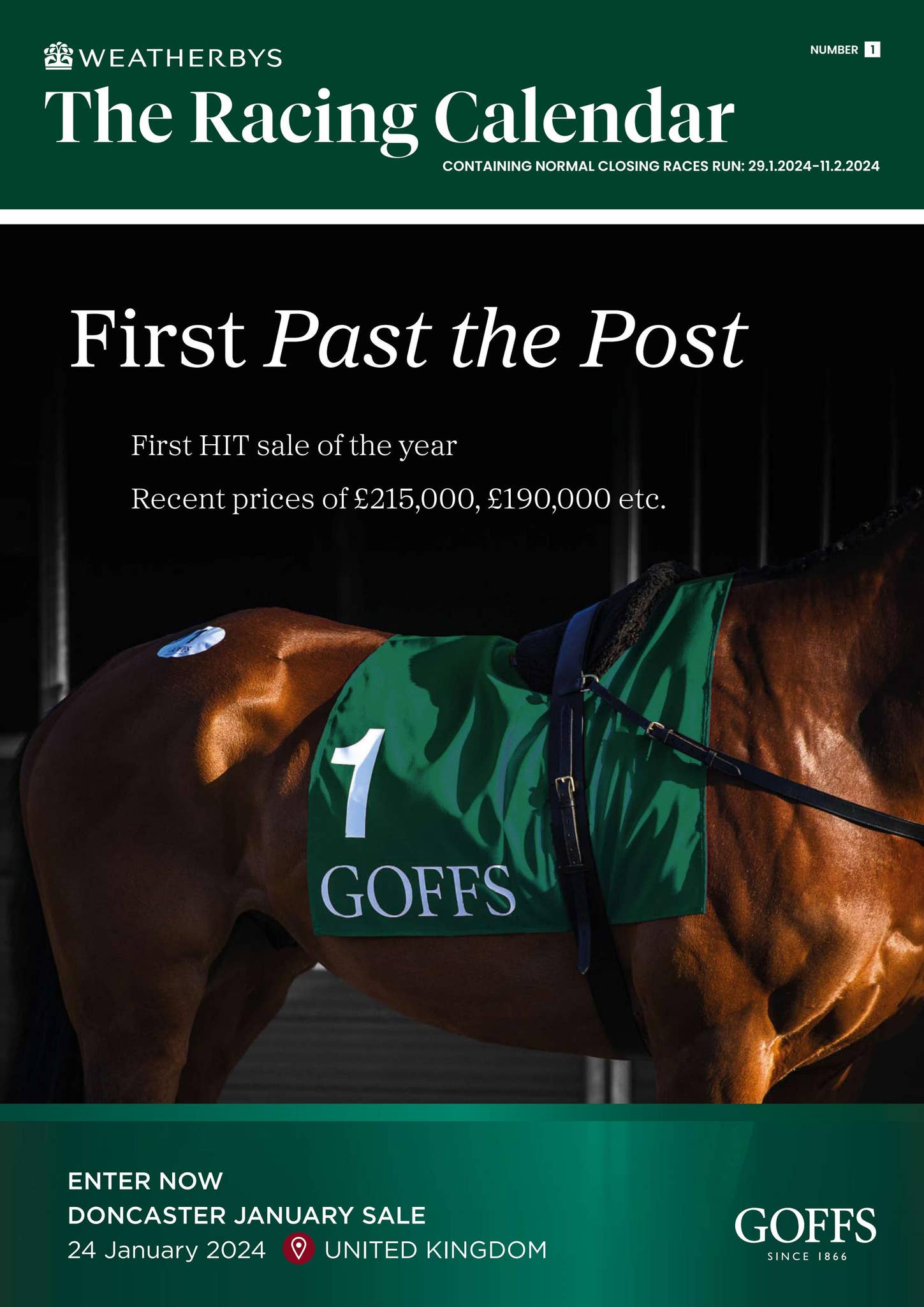 Racing Calendar - 29th Jan-11th Feb - Number 1 by Weatherbys - Issuu