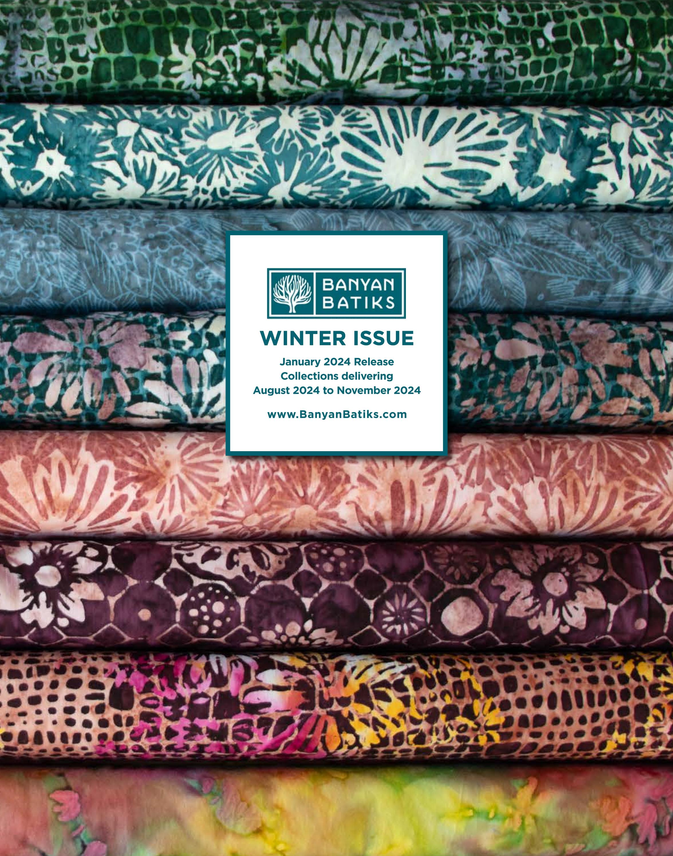 Banyan Batiks Winter 2024 by Northcott Fabrics - Issuu