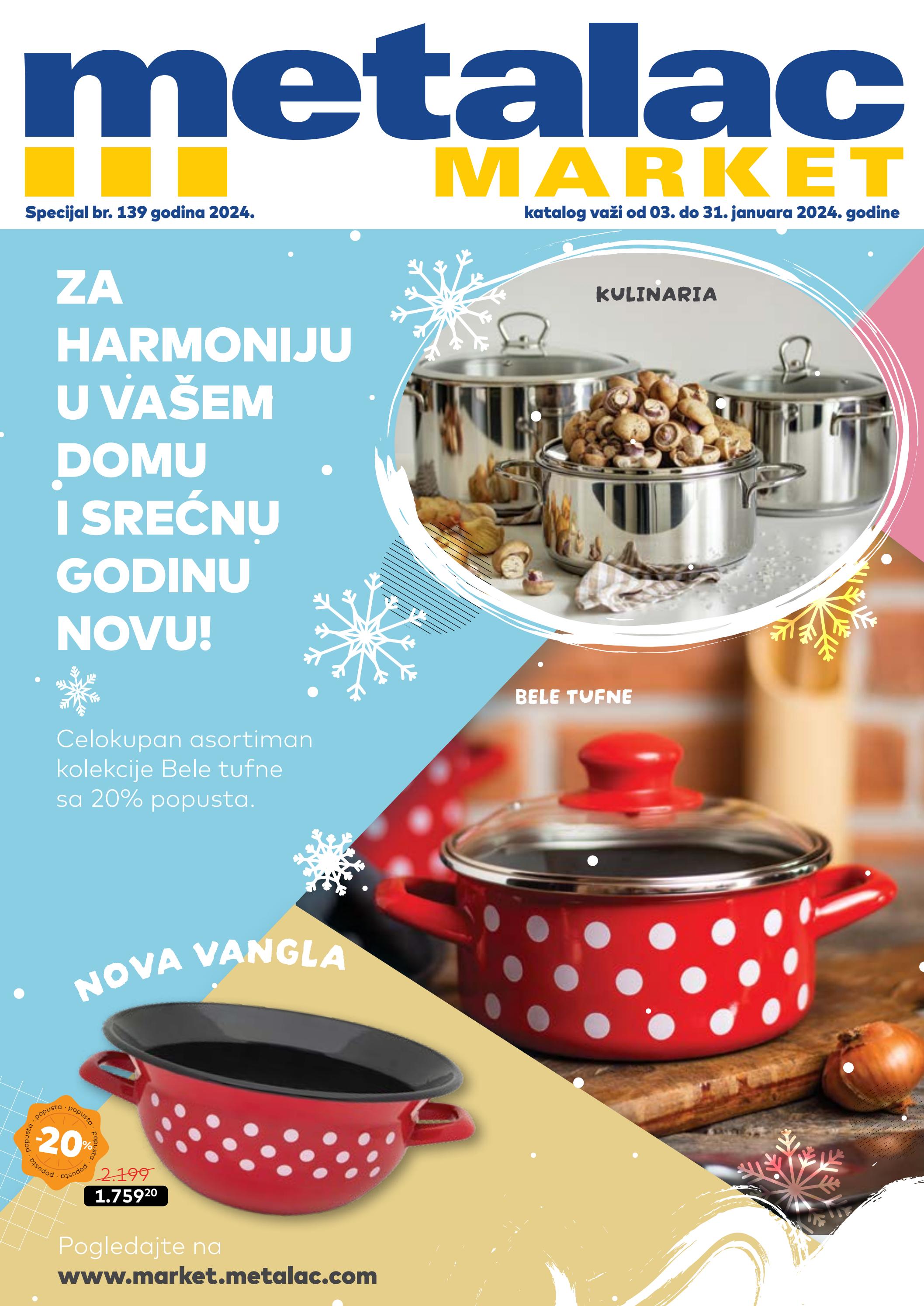 Metalac Market - Akcijski Katalog - Januar by Metalac Digital - Issuu