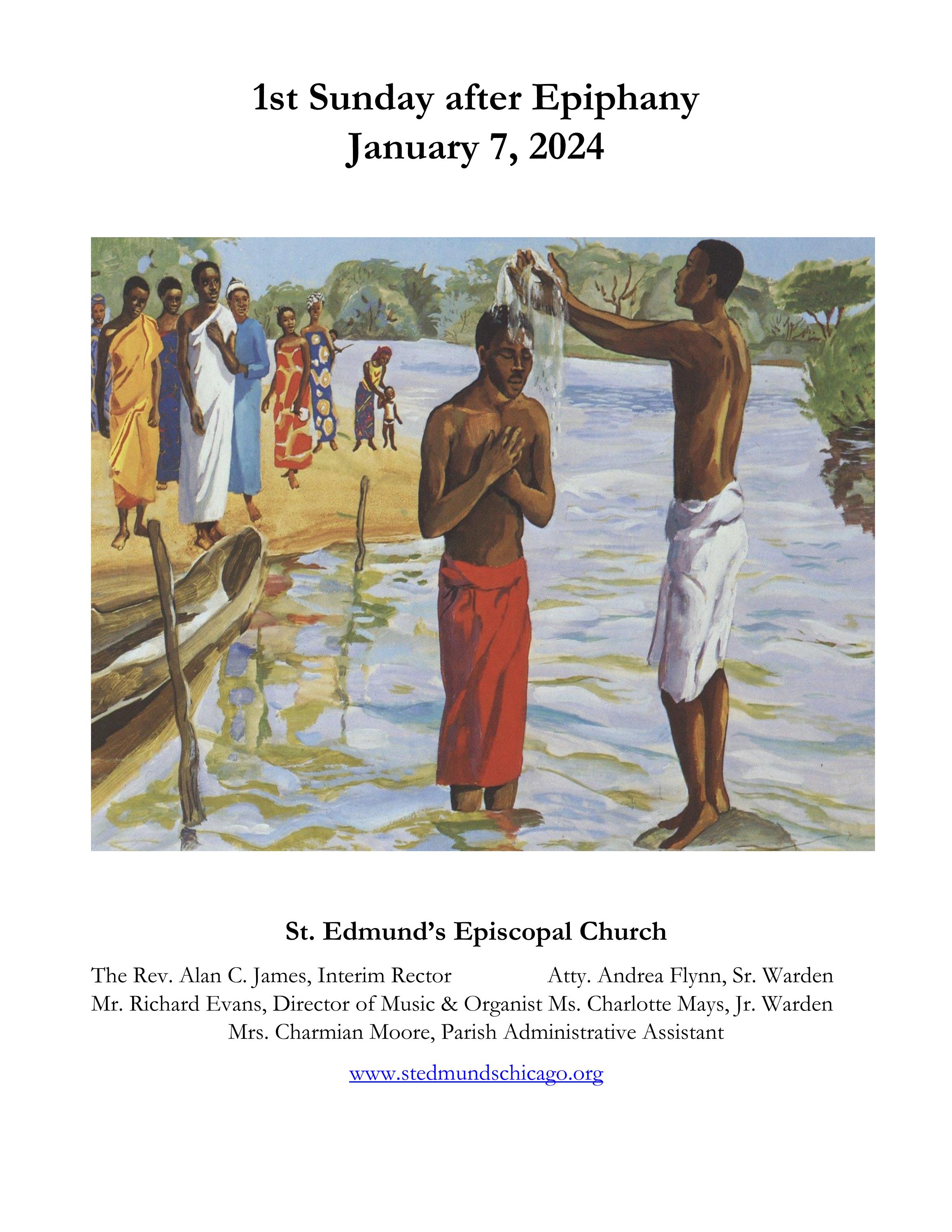 1st Sunday after Epiphany 1-7-2024 by stedmundschurch - Issuu