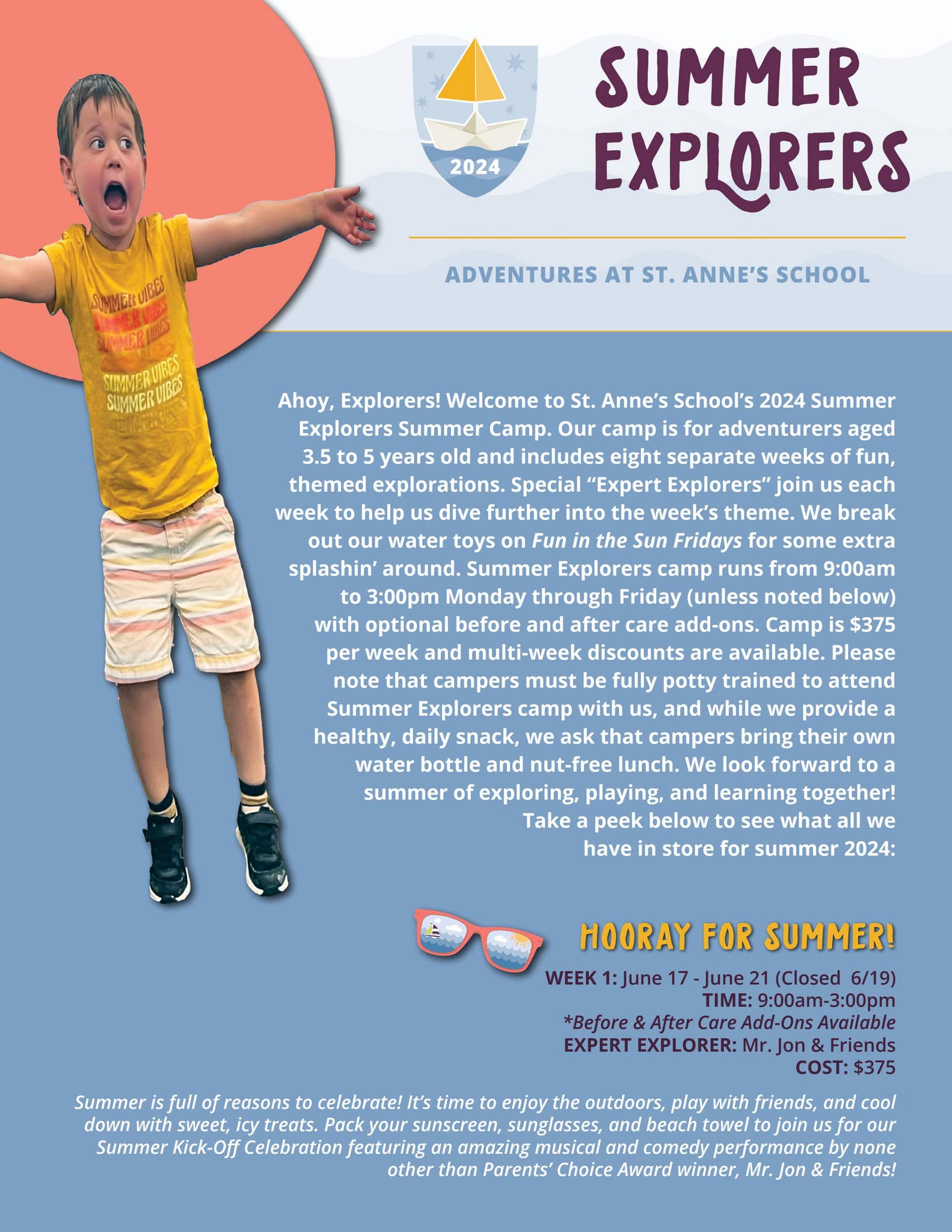 Summer Explorers 2024 Flyer by stannesschoolofannapolis - Issuu
