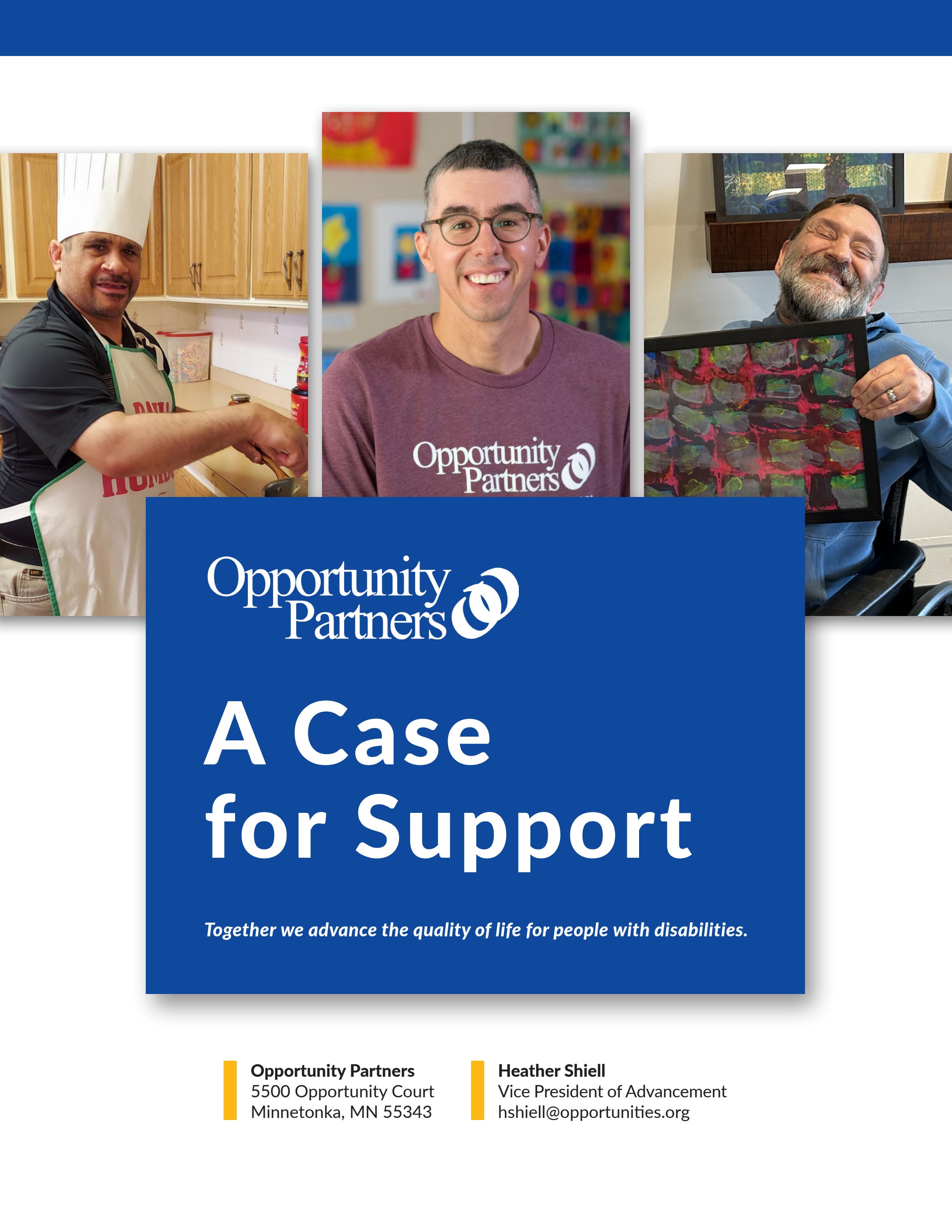 A Case for Support - 2024 by Opportunity Partners - Issuu