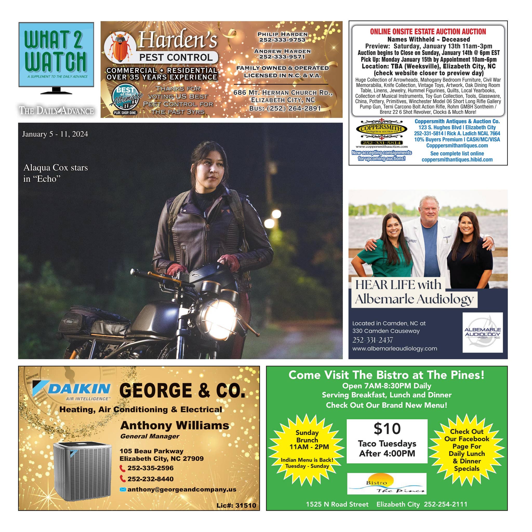 The Daily Advance What 2 Watch Entertainment Guide / Jan5-Jan11 by APG ...