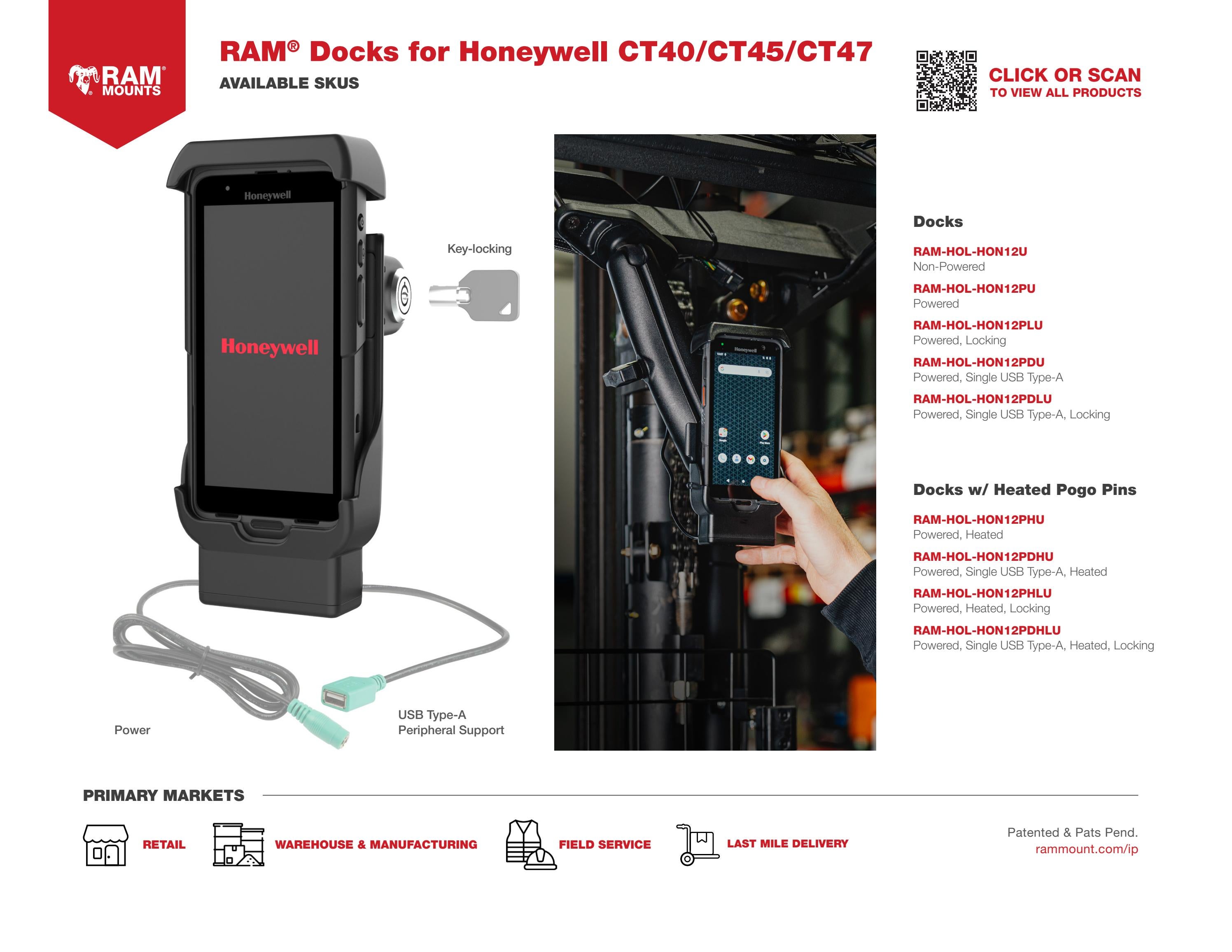 Buyers Guide: RAM® Docks for Honeywell CT40/CT45/CT47 by RAM Mounts - Issuu