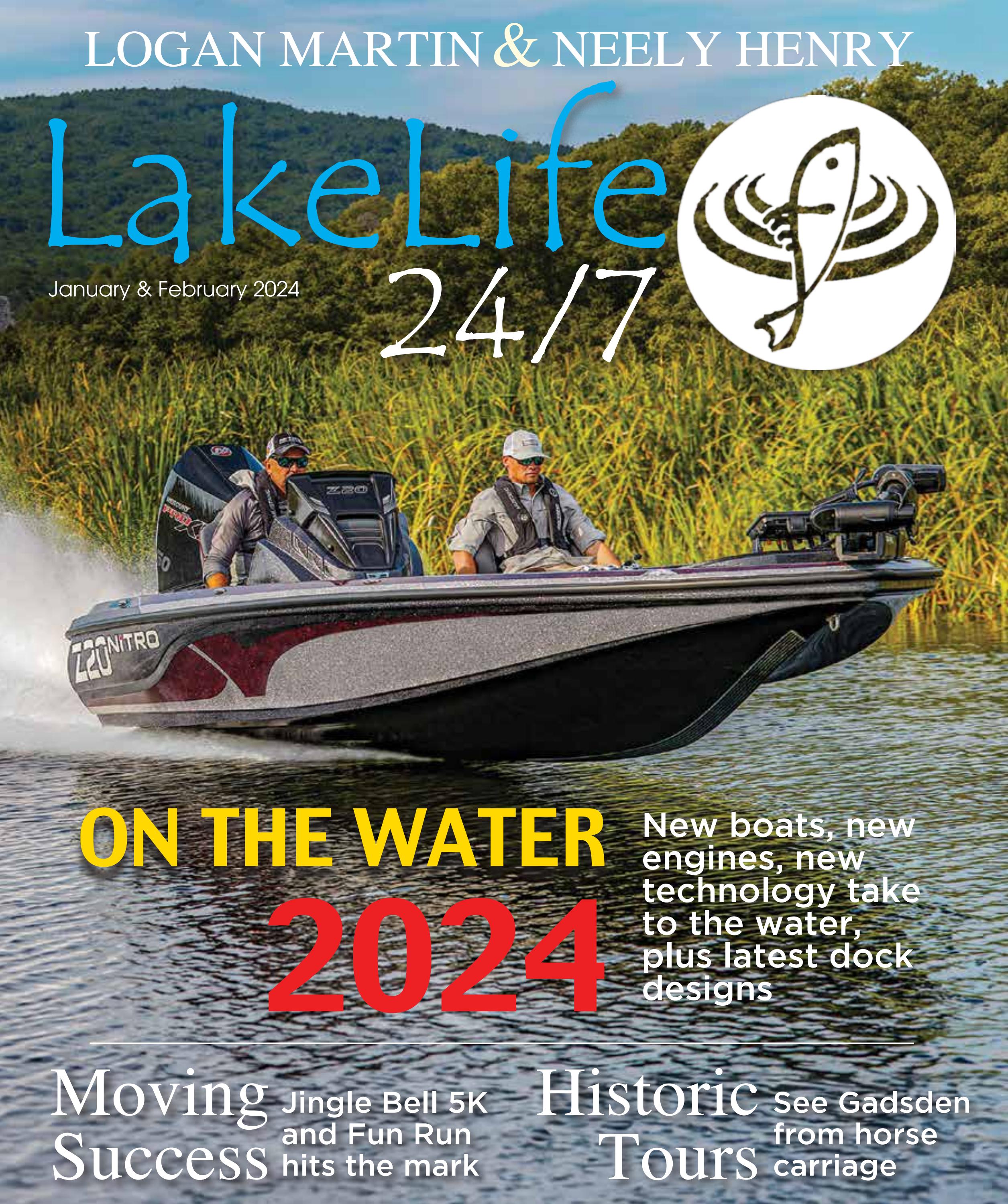 Logan Martin Neely Henry Lakelife 24/7 Magazine January and February ...