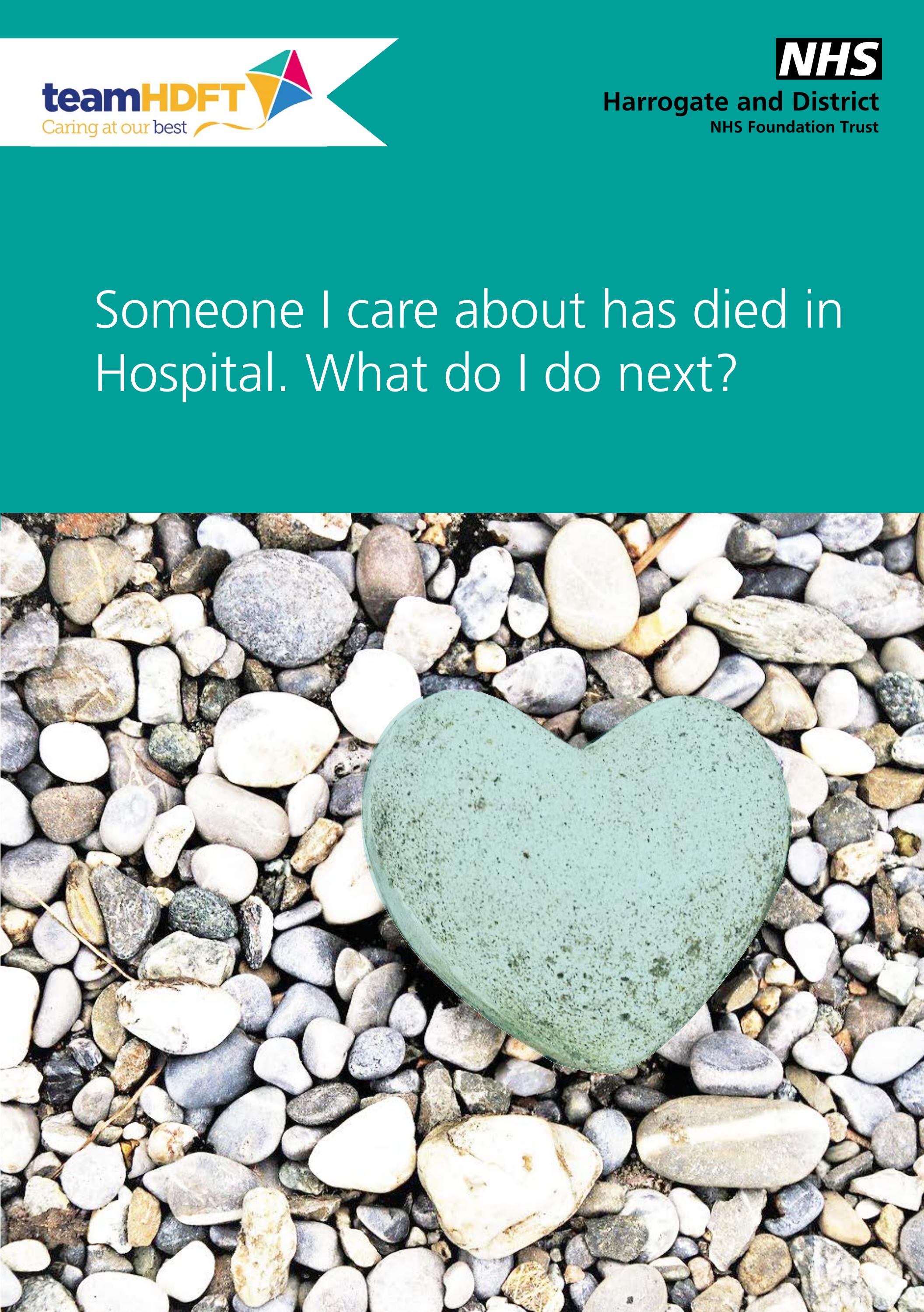 Harrogate and District Hospitals Bereavement Book by bereavementadvice ...