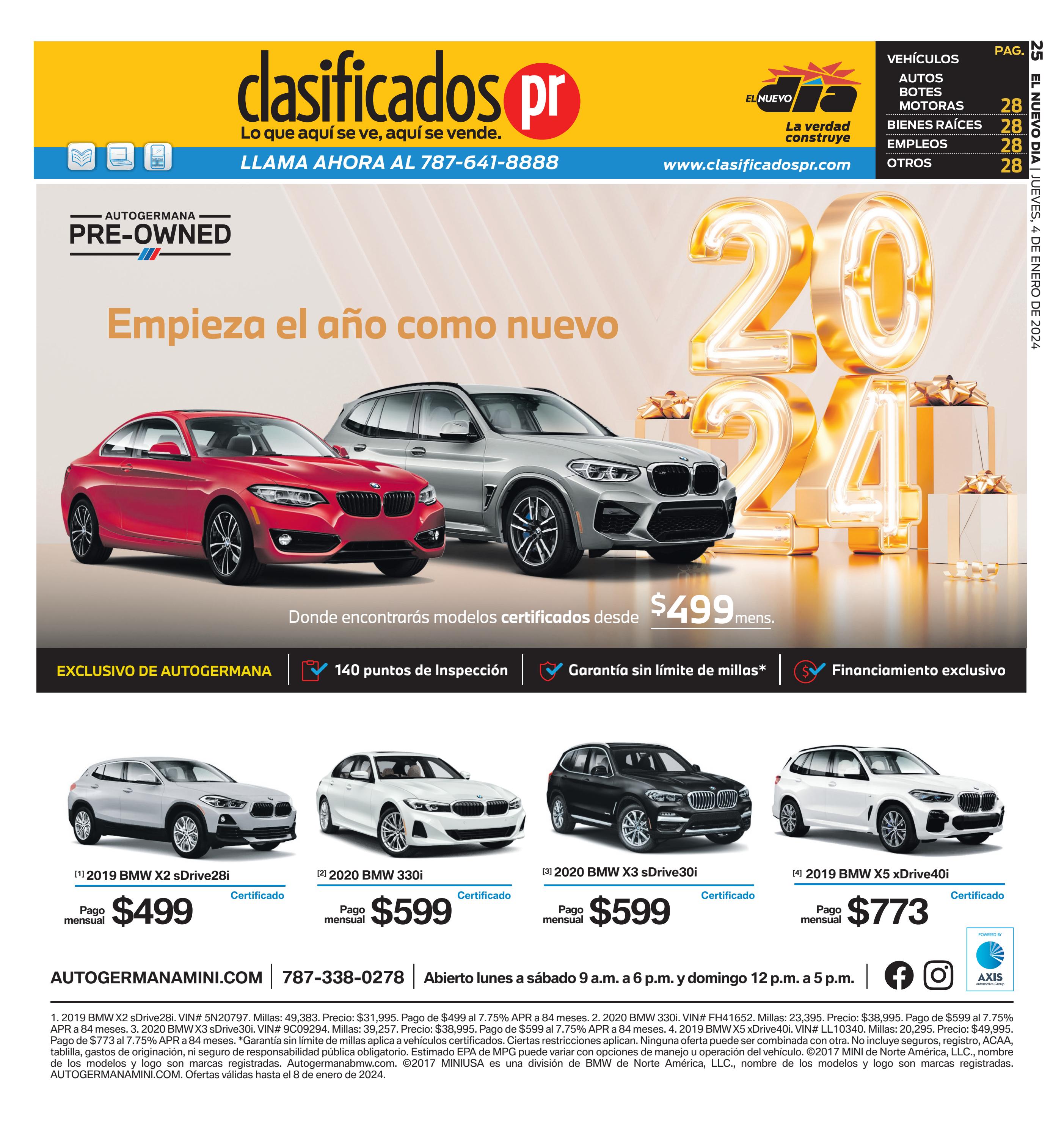 Clasificados PR 01 04 2024 by ClasificadosPR.com - Issuu