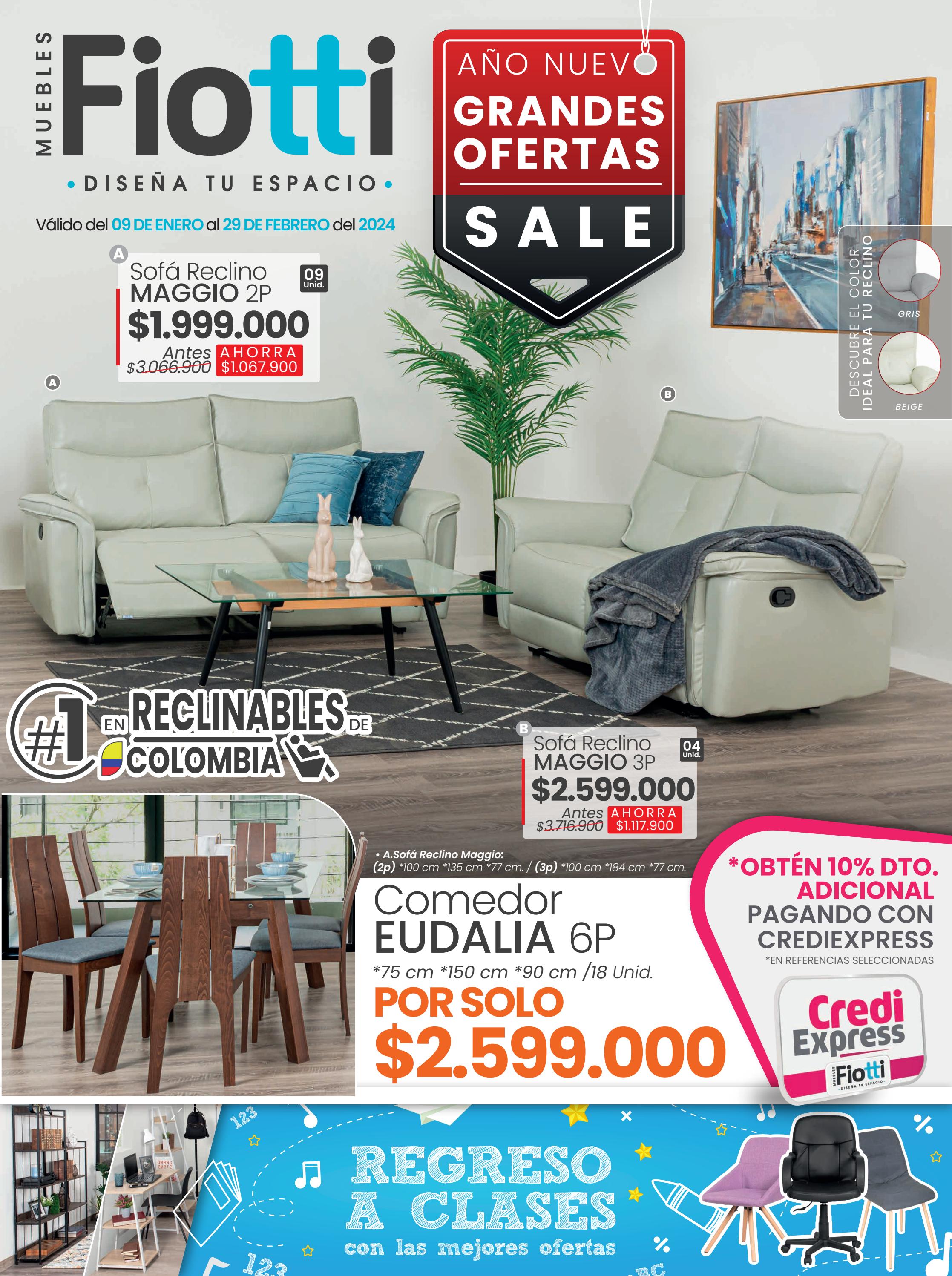 Catalogo SALE 2024 Muebles Fiotti Enero - Febrero by Fiotti Diseña tu Espacio - Issuu