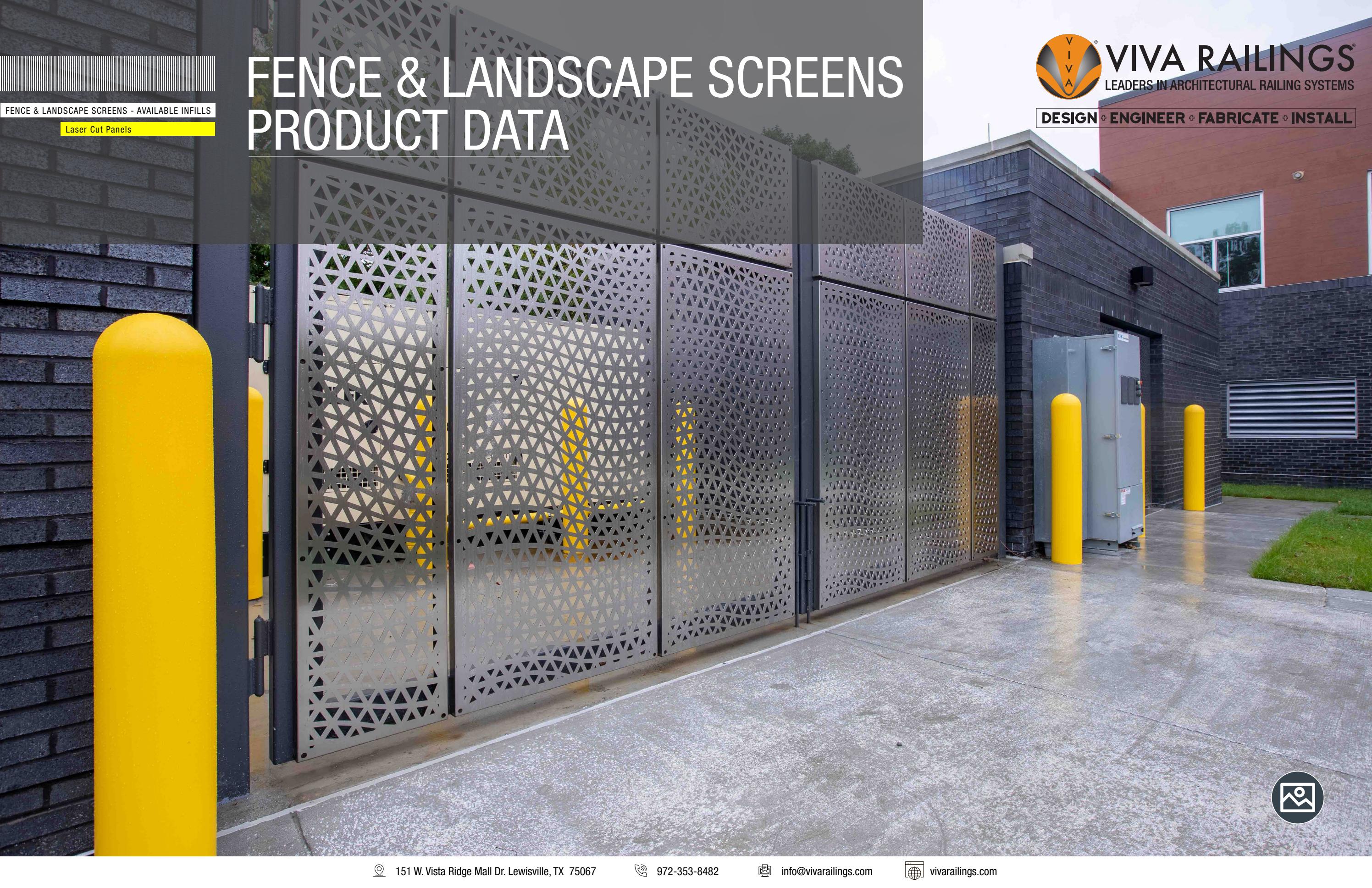 MS FENCE & LANDSCAPE SCREENS Product Data by viva.railings - Issuu