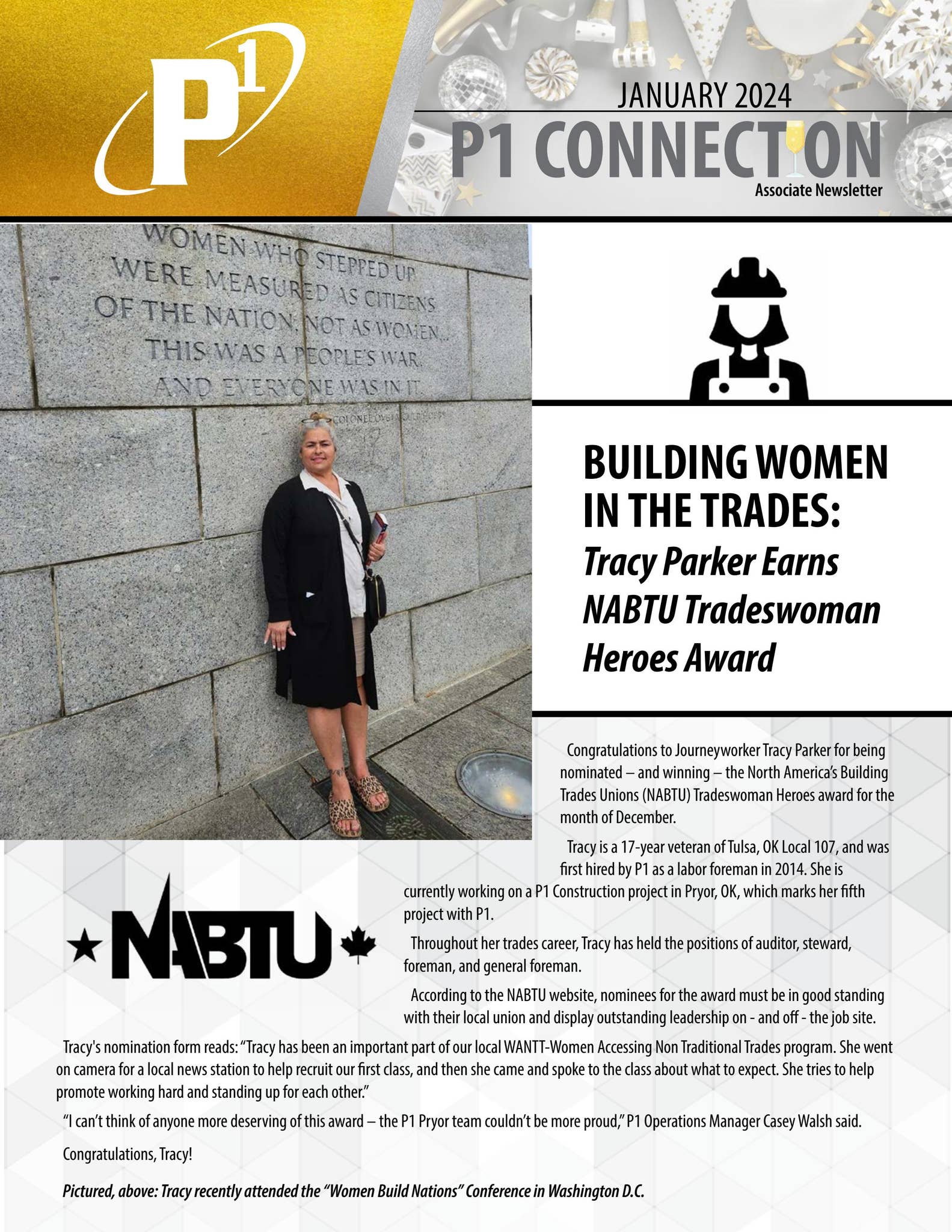 P1 Connection January 2024 by P1 Construction, LLC - Issuu