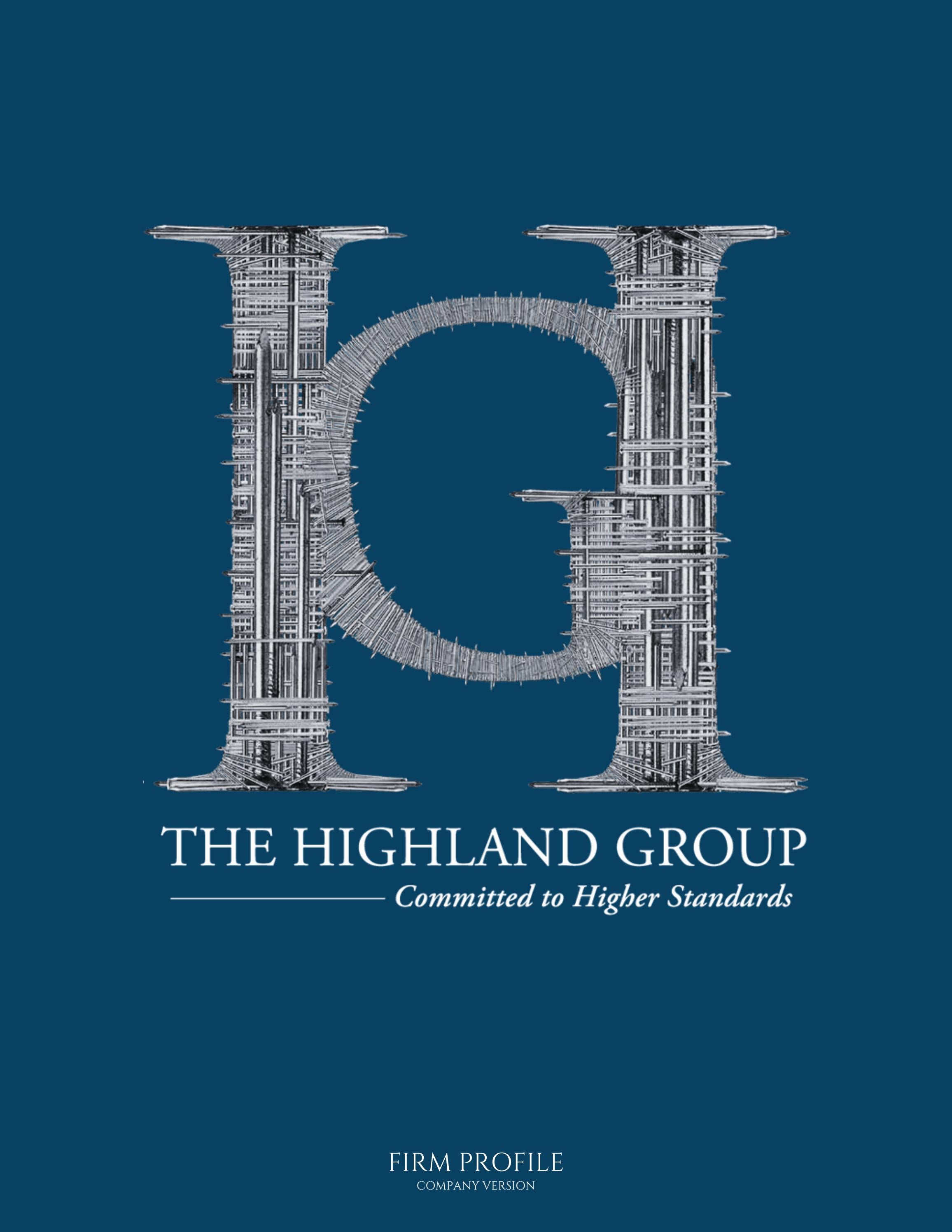 Firm Profile (Brochure) - The Highland Group Company Main Version by ...
