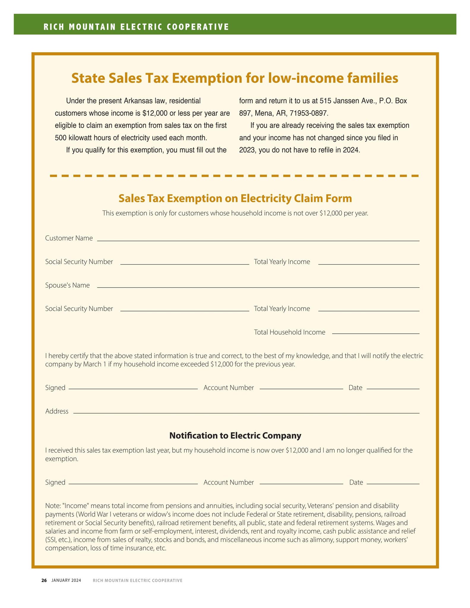 RMEC State Sales Tax Exemption for low-Income Families by Inside ...