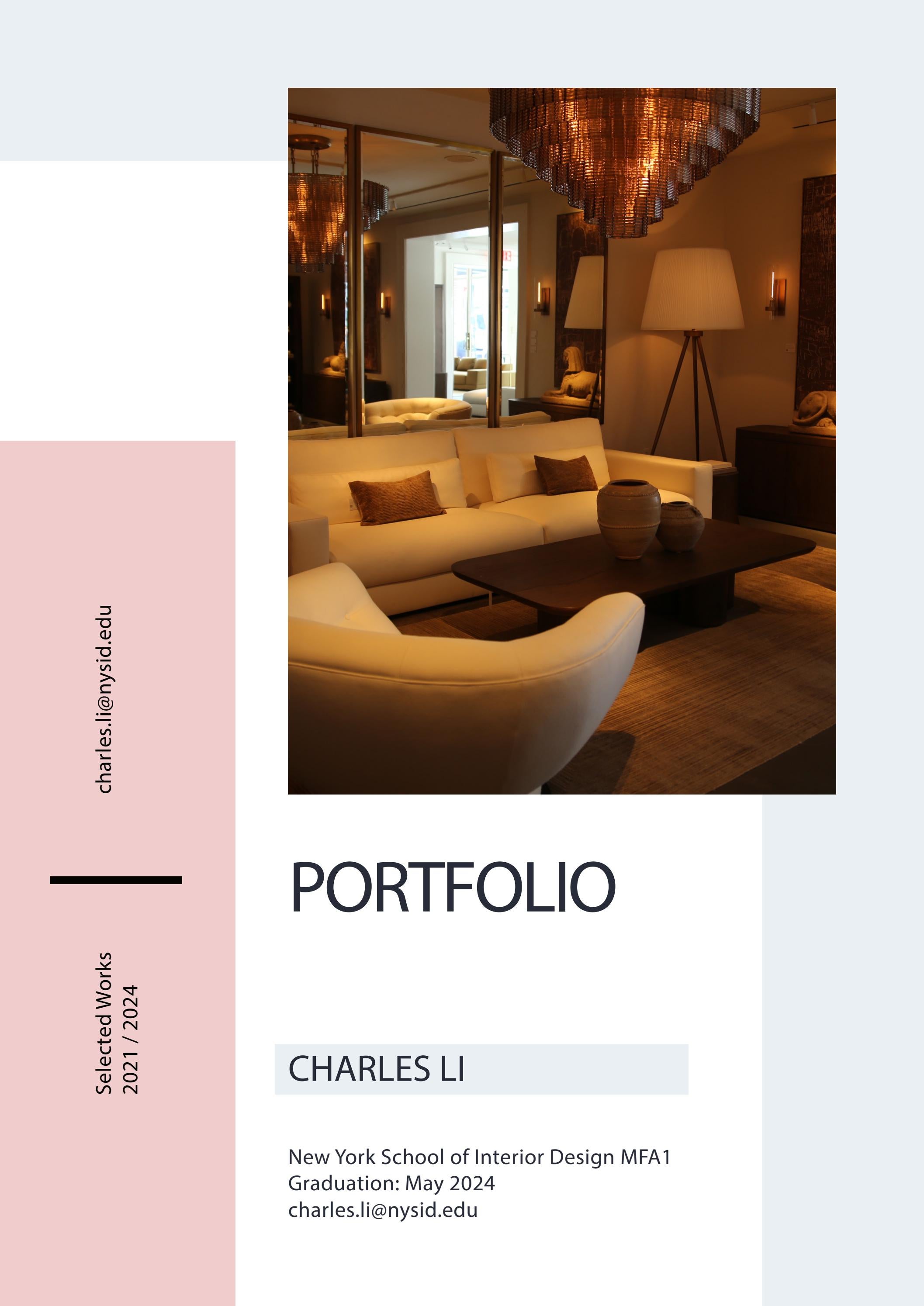 NYSID Interior Design Portfolio - Charlie Updated 2023 by Charles Li ...