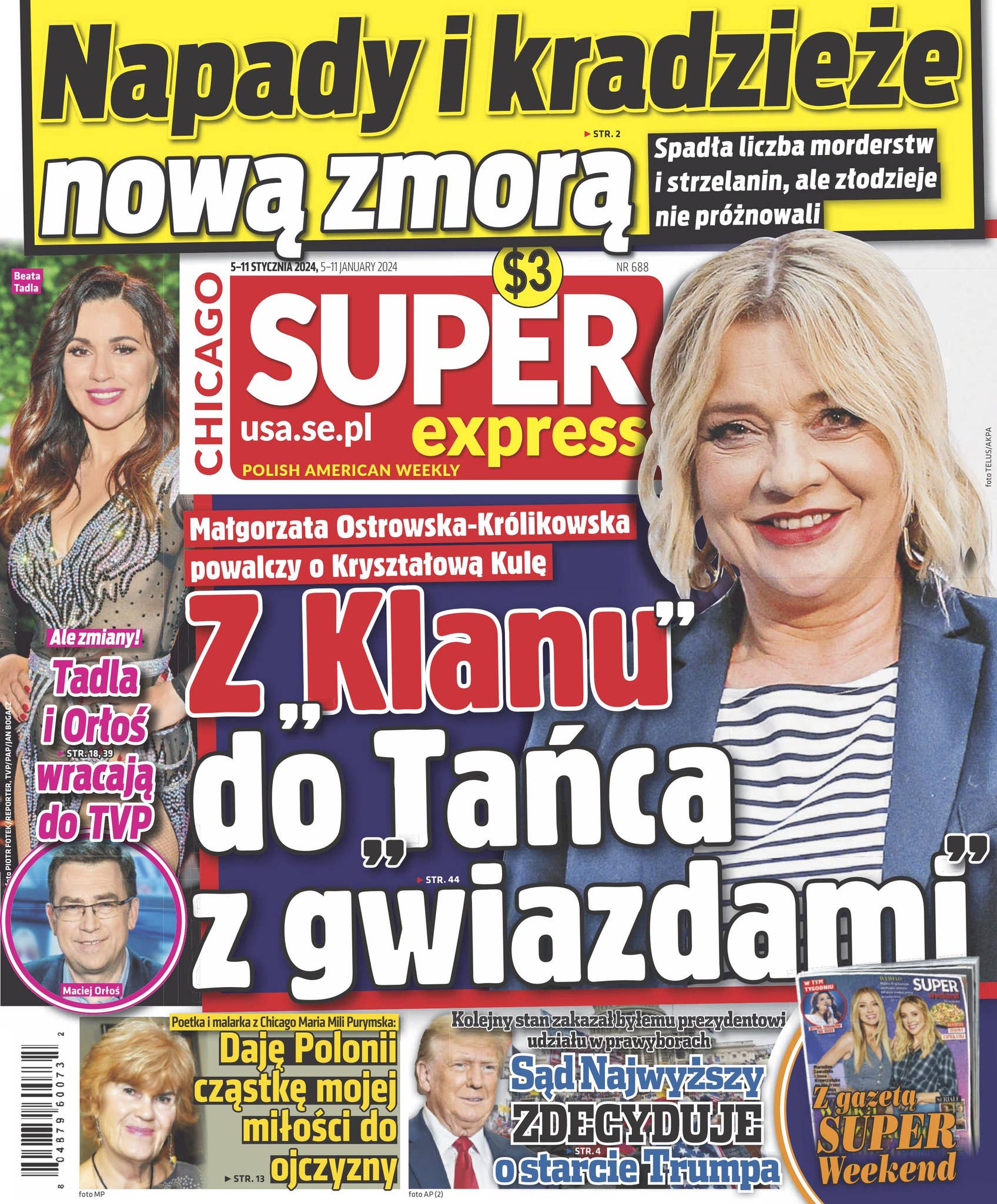 Super Express Chicago 2024.01.05 Tygodnik dla Polonii , wiadomości, ogłoszenia. by Super Express ...