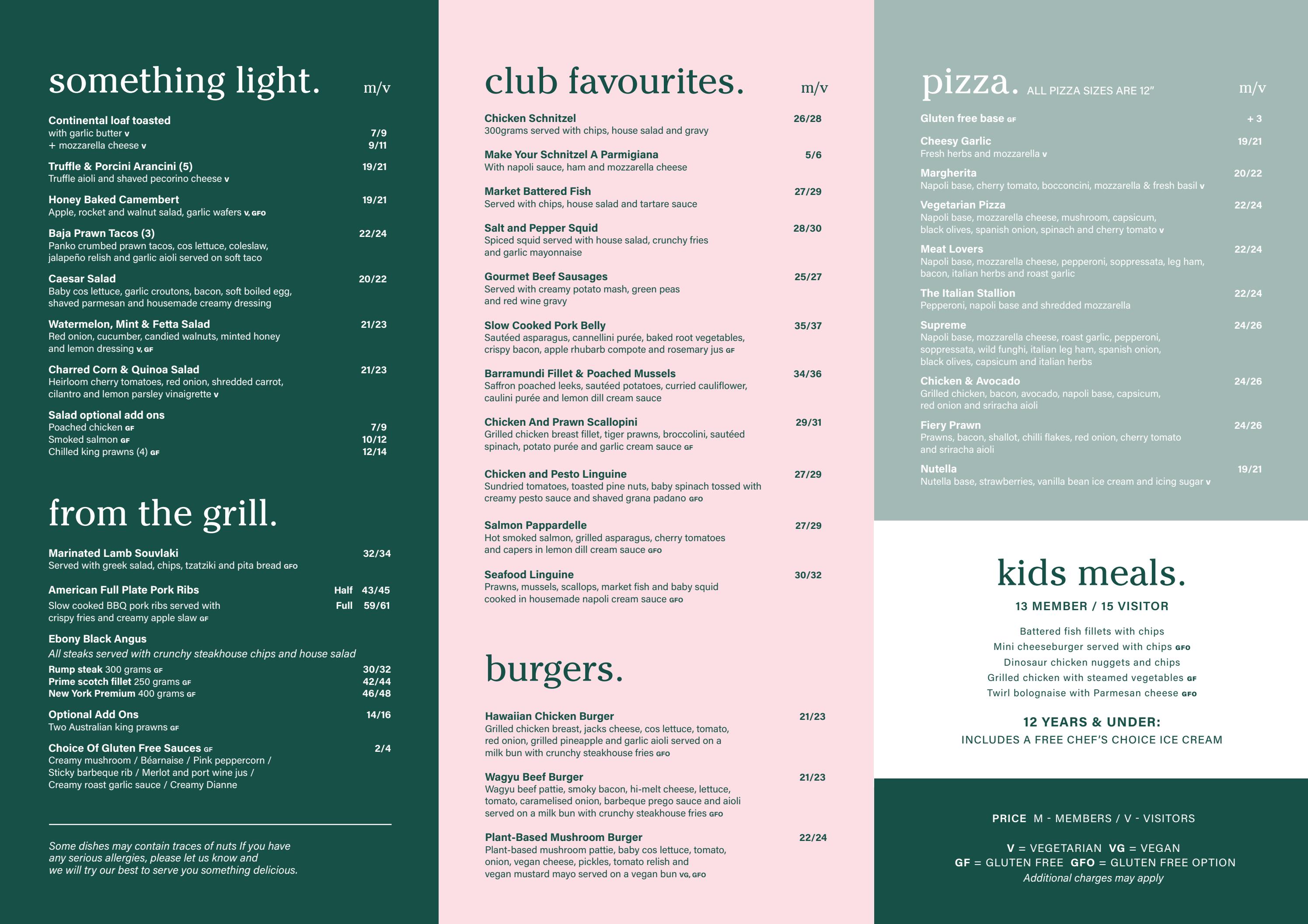 The Oven - Menu by chrg.syd - Issuu