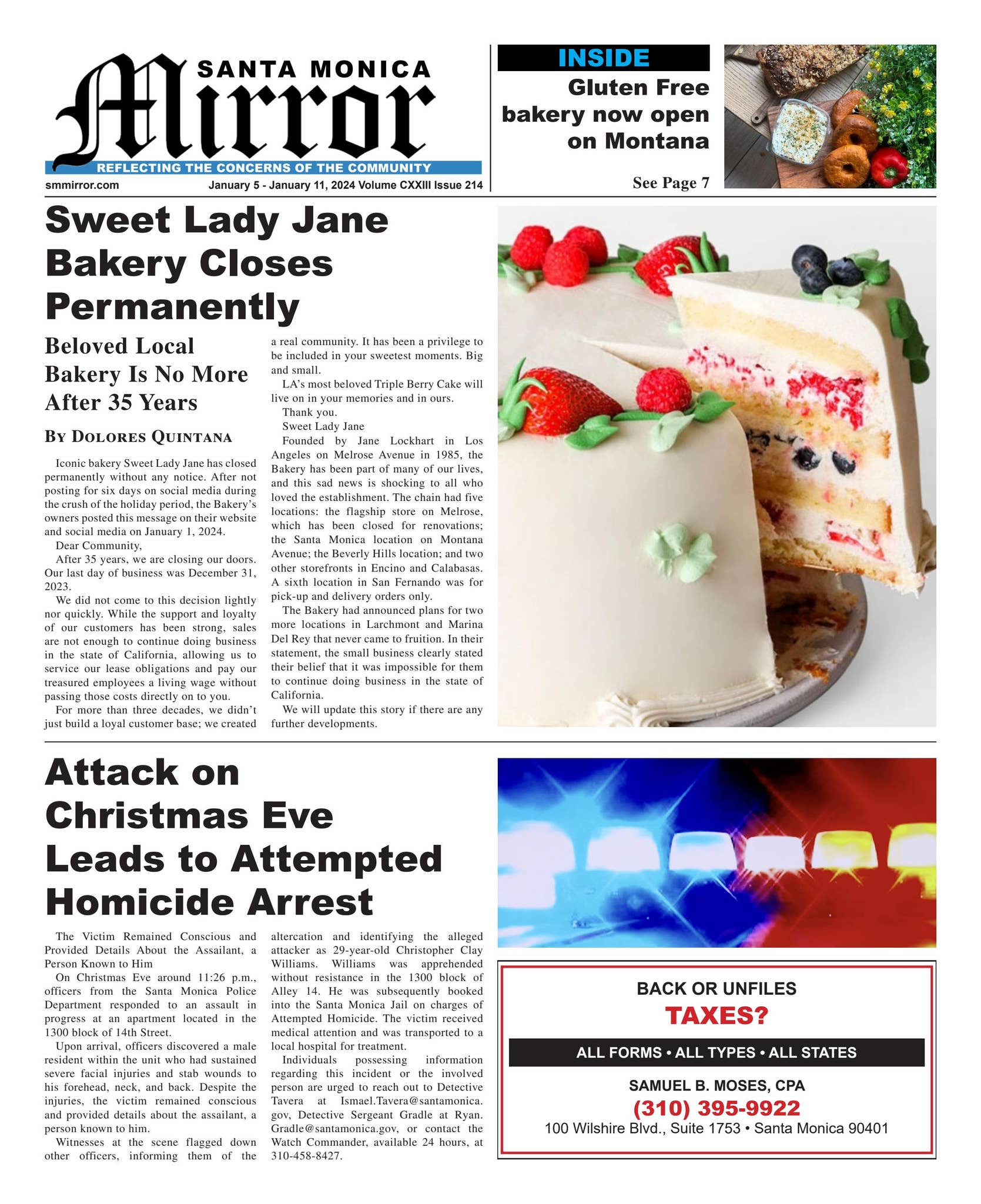 Santa Monica Mirror: Jan 05 - Jan 11, 2023 by Mirror Media Group - Issuu
